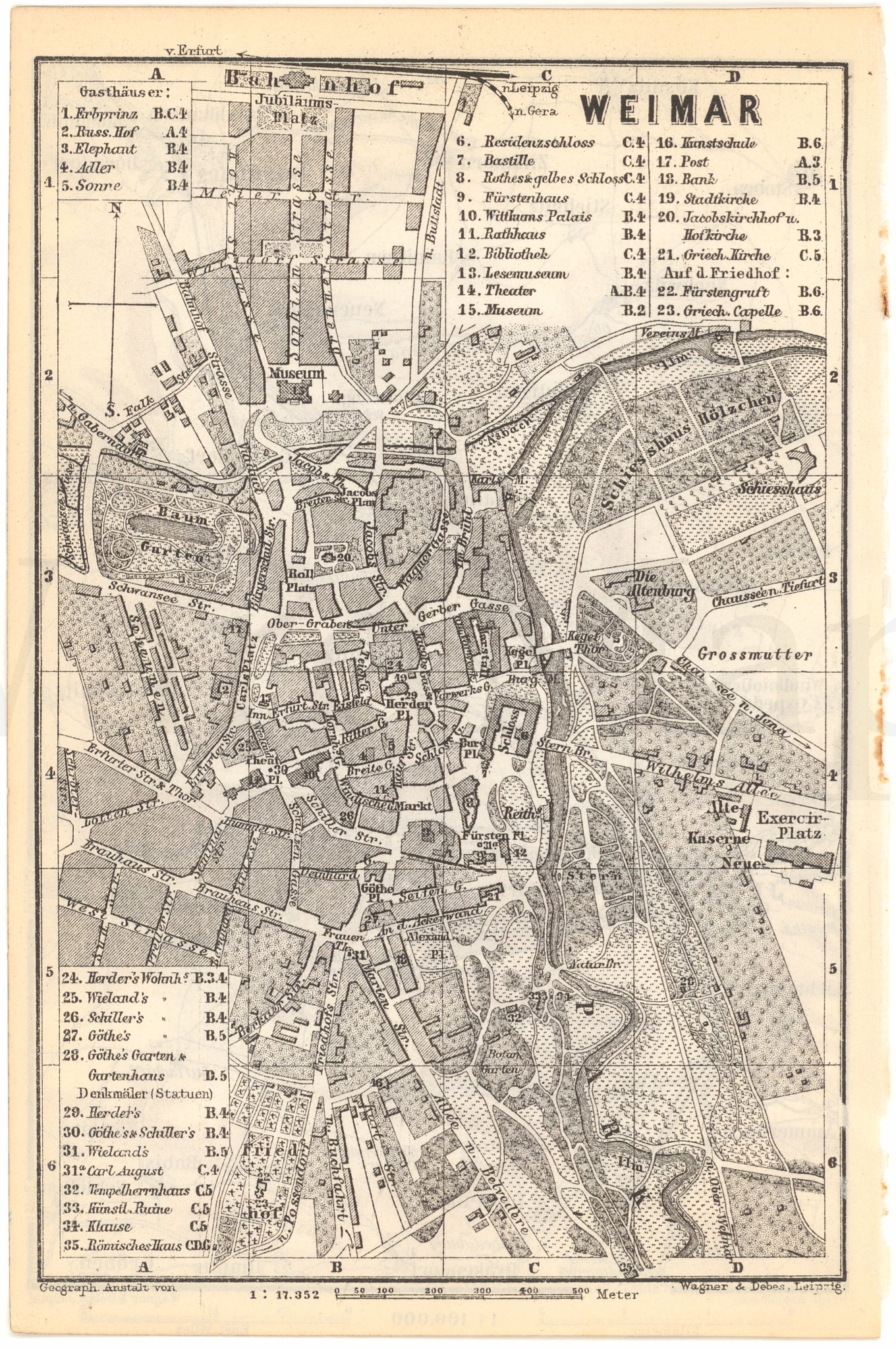 Weimar, Germany 1886 – WardMaps LLC