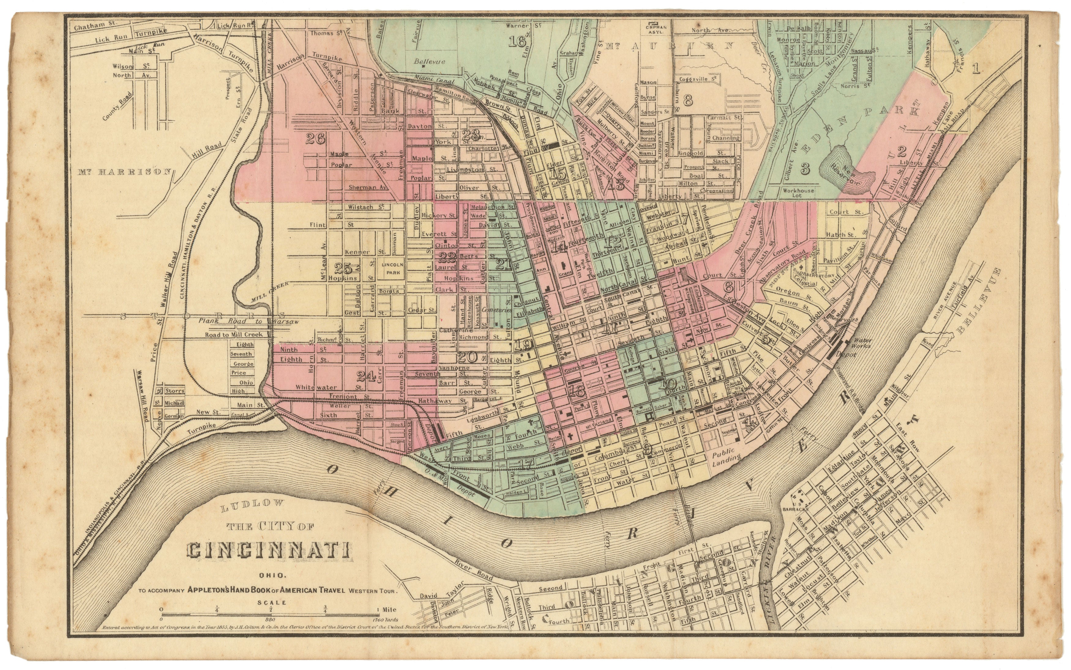 Cincinnati, Ohio 1871 – WardMaps LLC