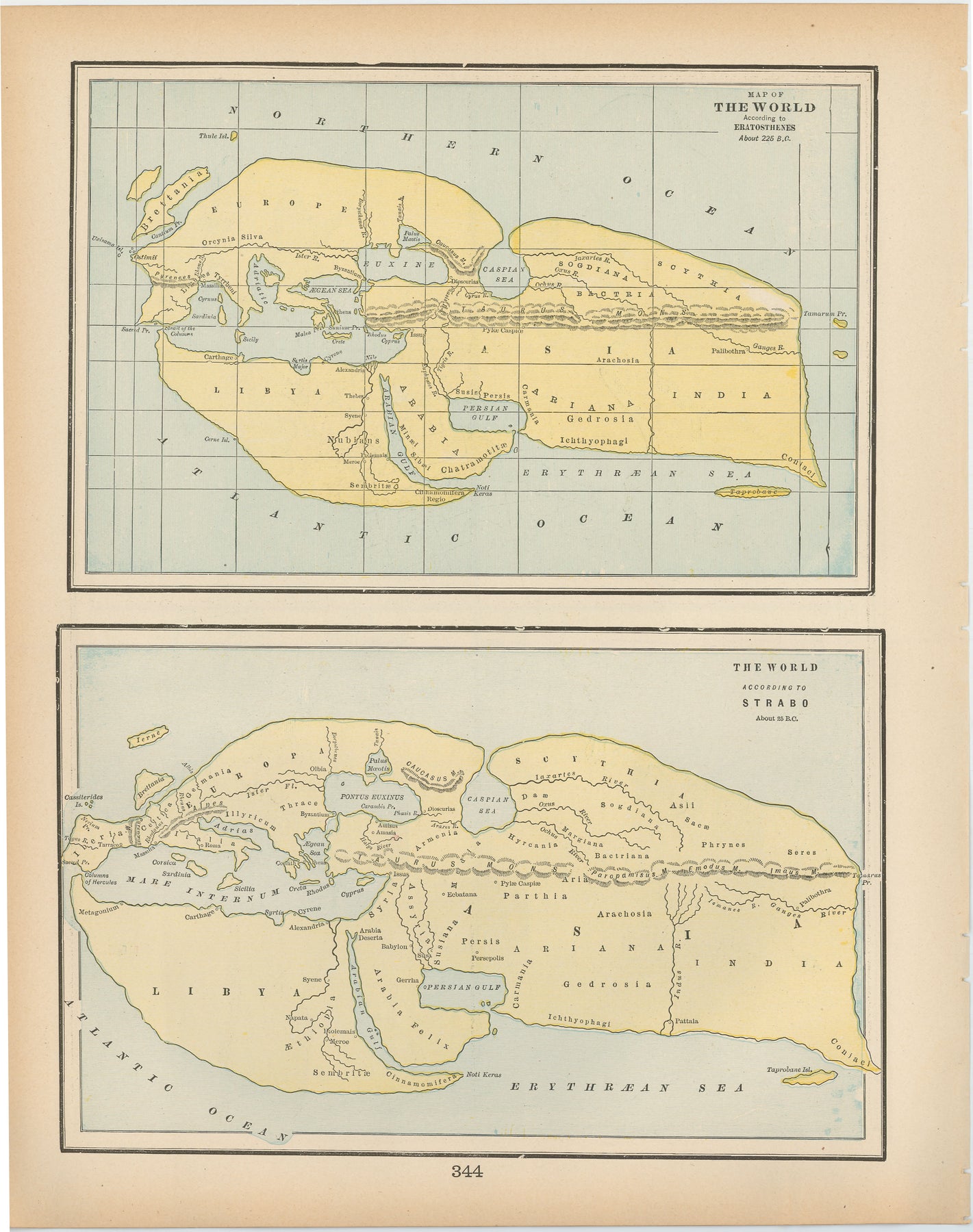 Classical Map 1894: The World According to the Ancients – WardMaps LLC