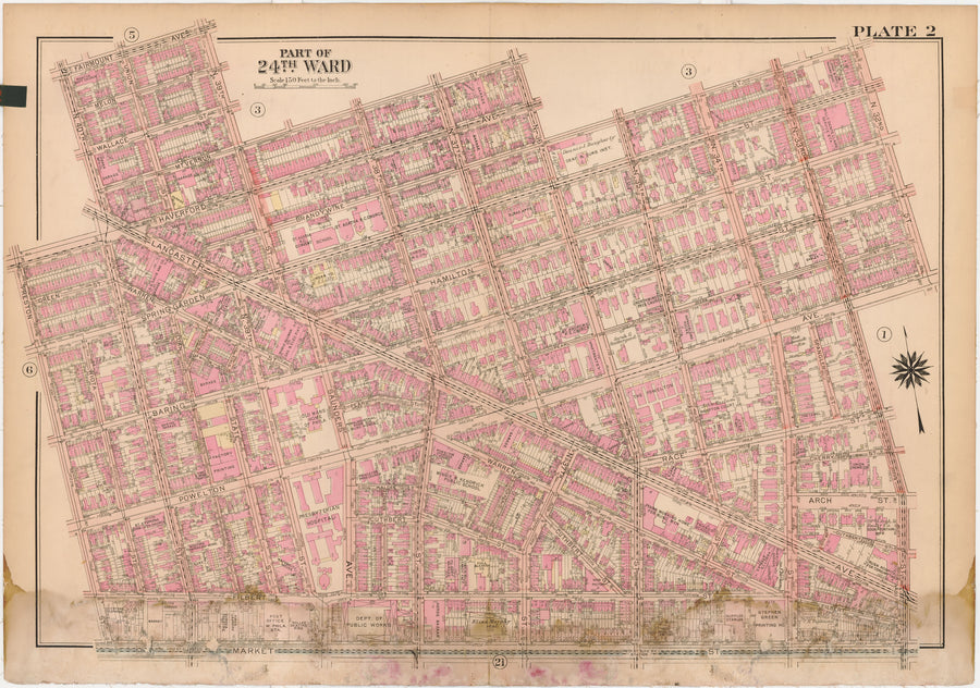 West Philadelphia 1927 Plate 002 – WardMaps LLC