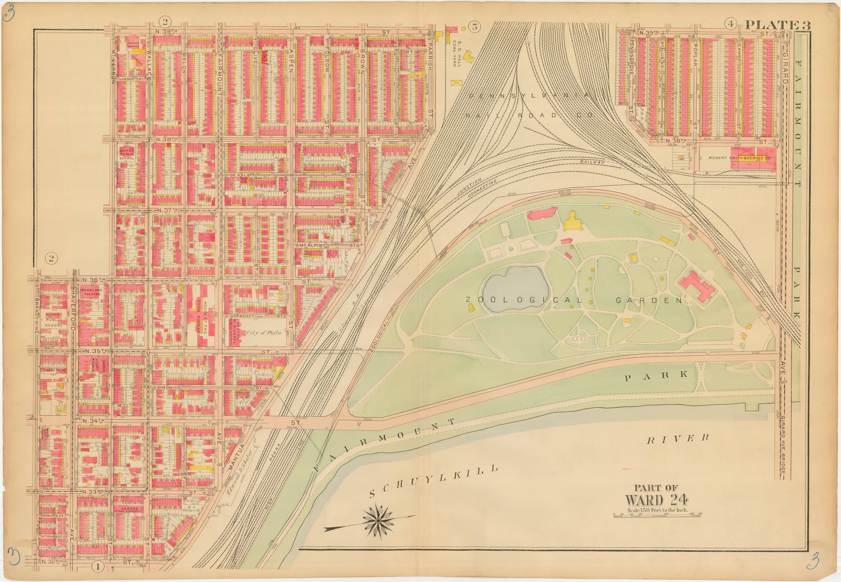 West Philadelphia, Pennsylvania 1918 Plate 003 – WardMaps LLC