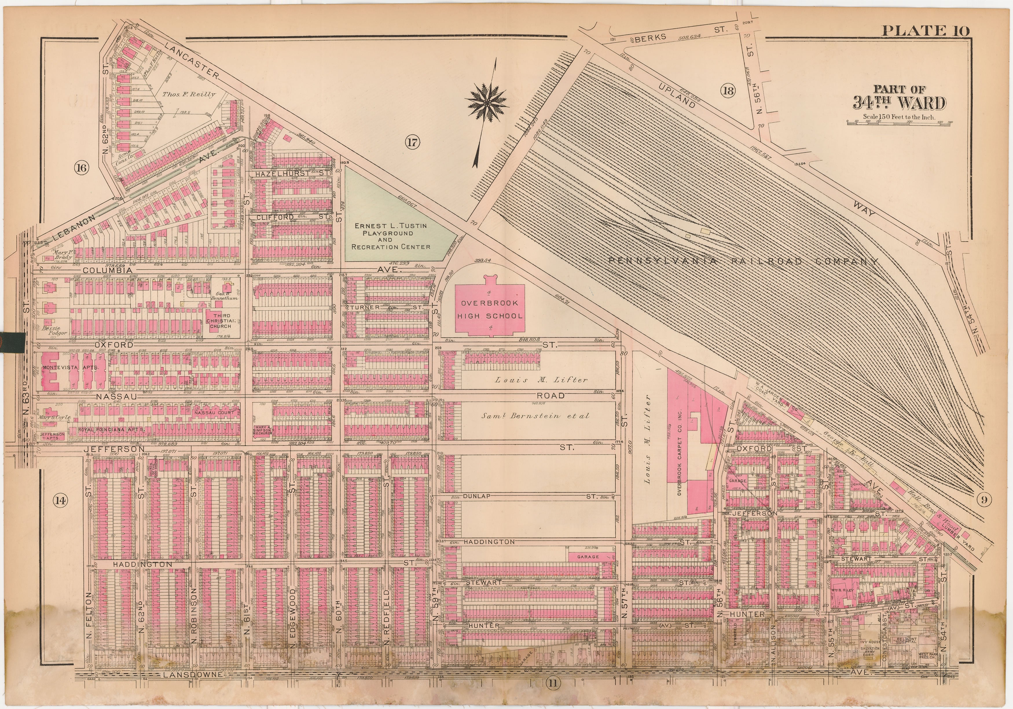 West Philadelphia 1927 Plate 010 – WardMaps LLC