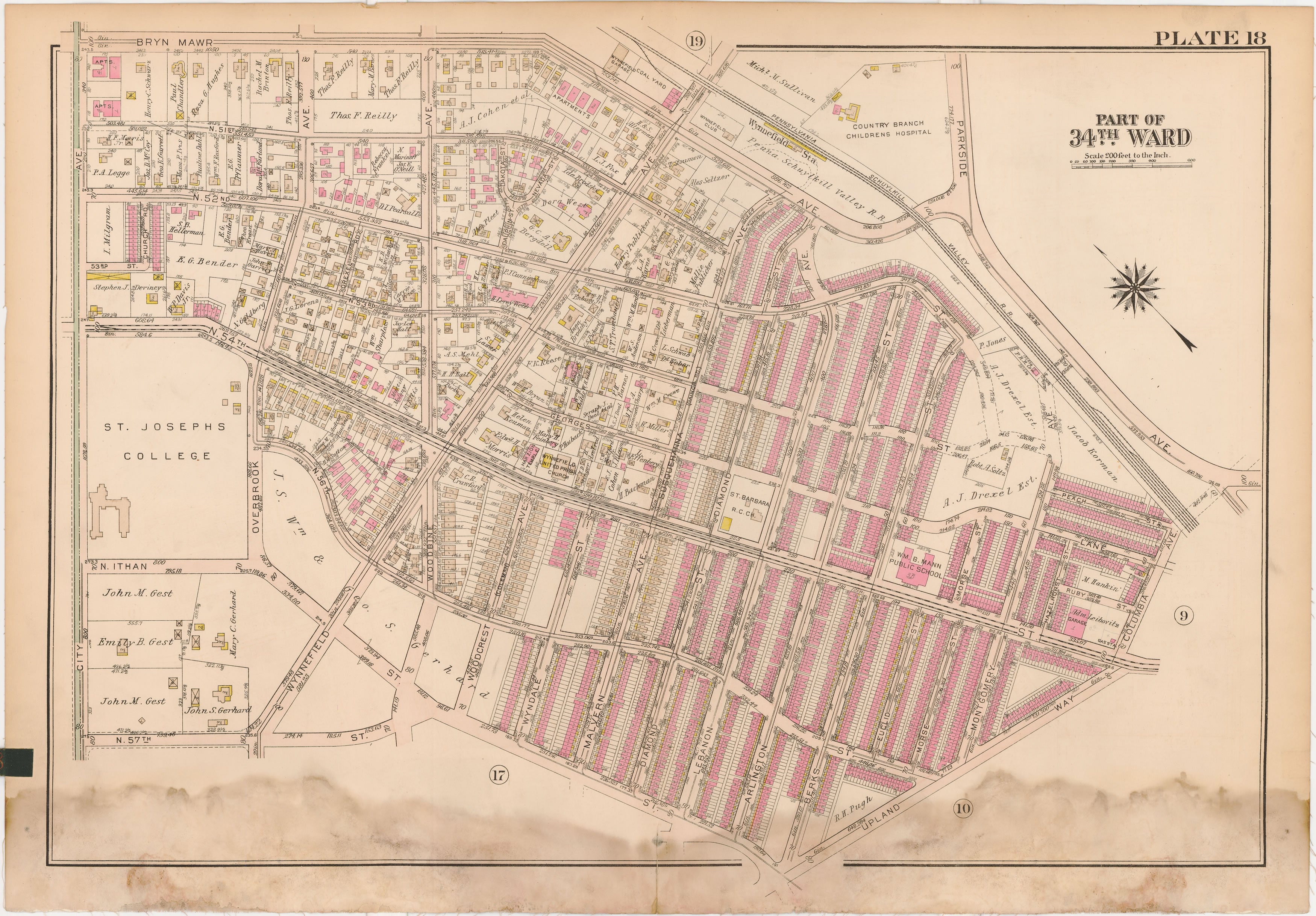 West Philadelphia 1927 Plate 018 – WardMaps LLC