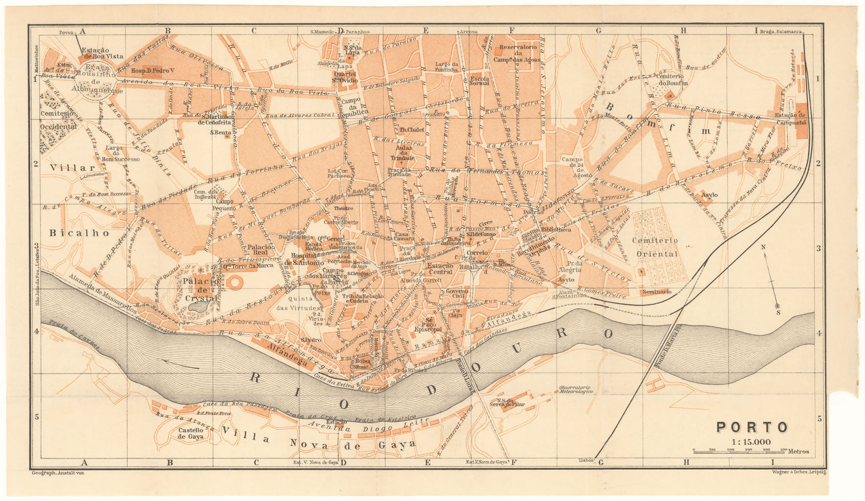 Porto, Portugal 1913 – WardMaps LLC