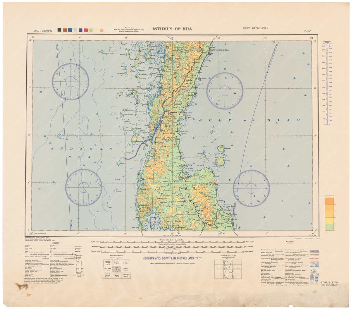 Myanmar (Burma) Topographic Maps – WardMaps LLC