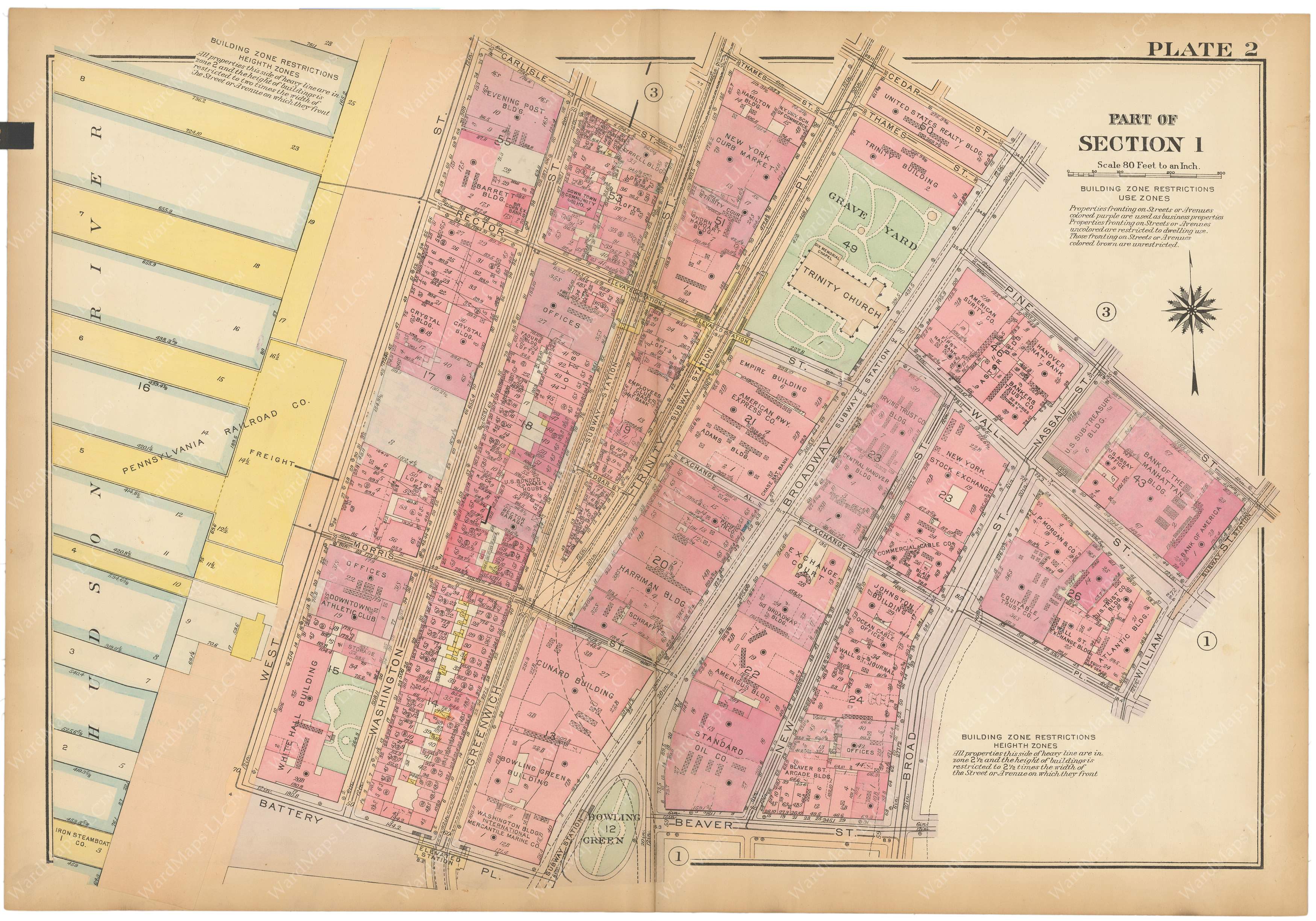 Manhattan, New York 1922 Vol. 1: Plate 002 – WardMaps LLC