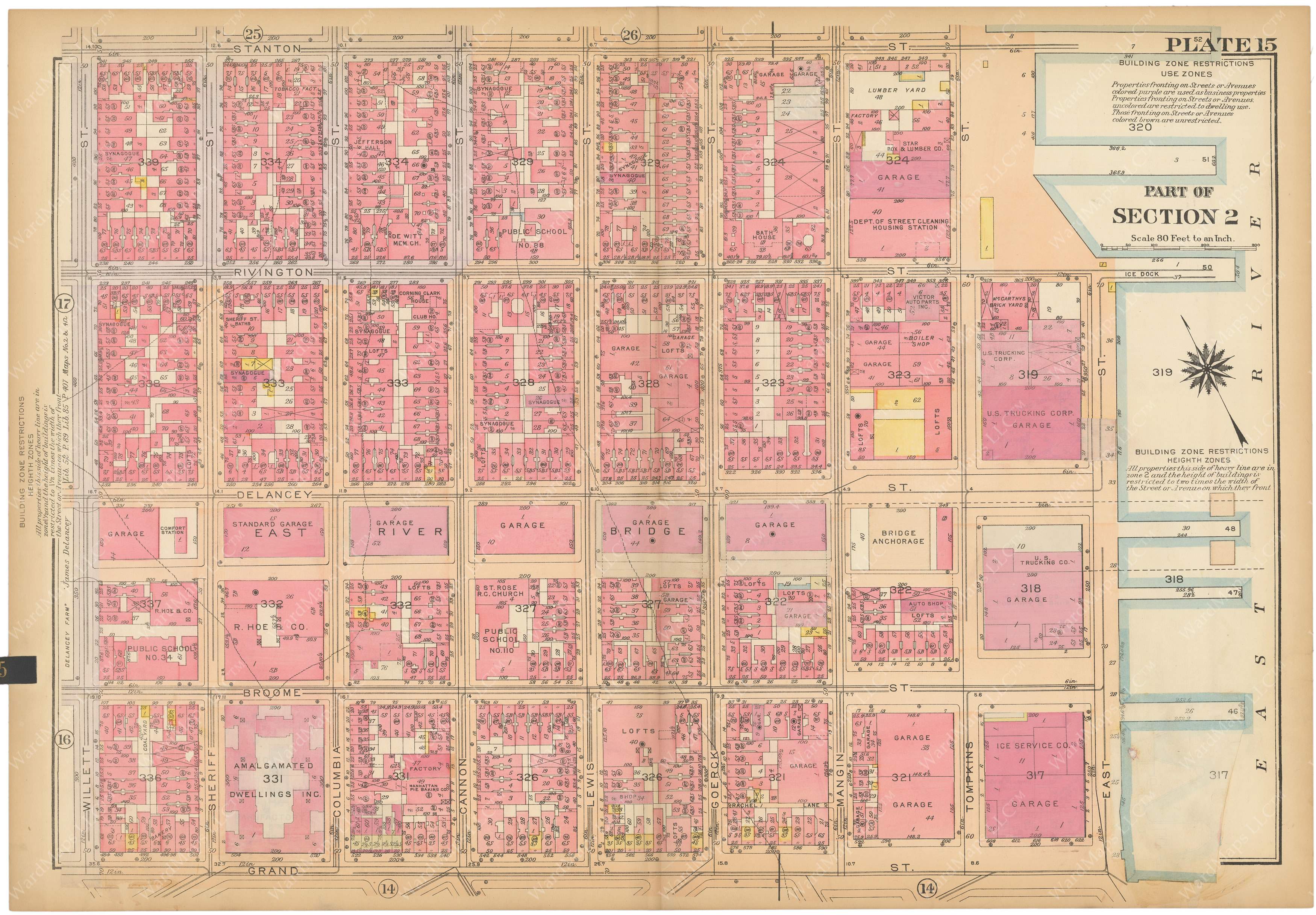 Manhattan, New York 1922 Vol. 1: Plate 015 – WardMaps LLC