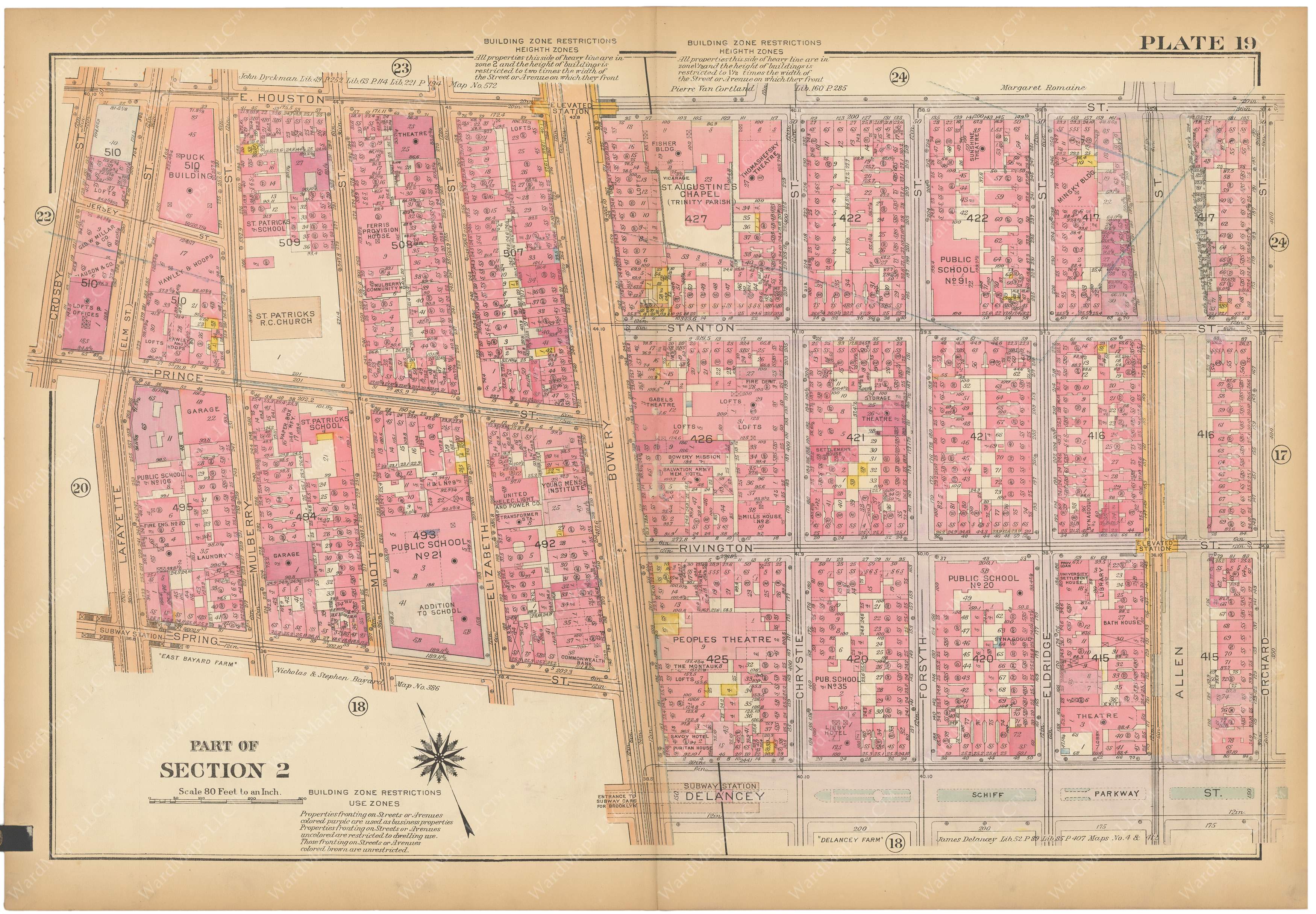 Manhattan, New York 1922 Vol. 1: Plate 019 – WardMaps LLC