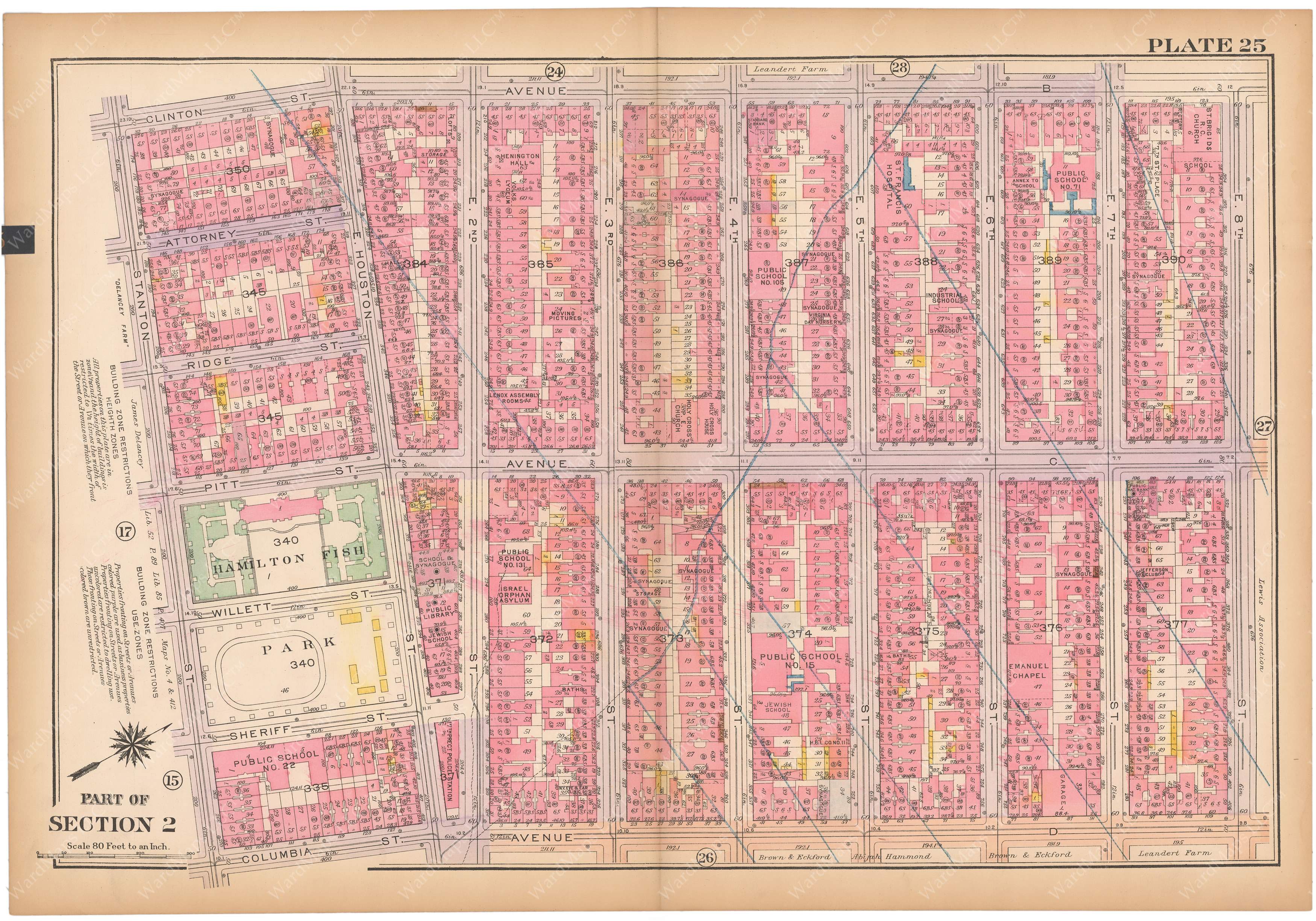 Manhattan, New York 1922 Vol. 1: Plate 025 – WardMaps LLC