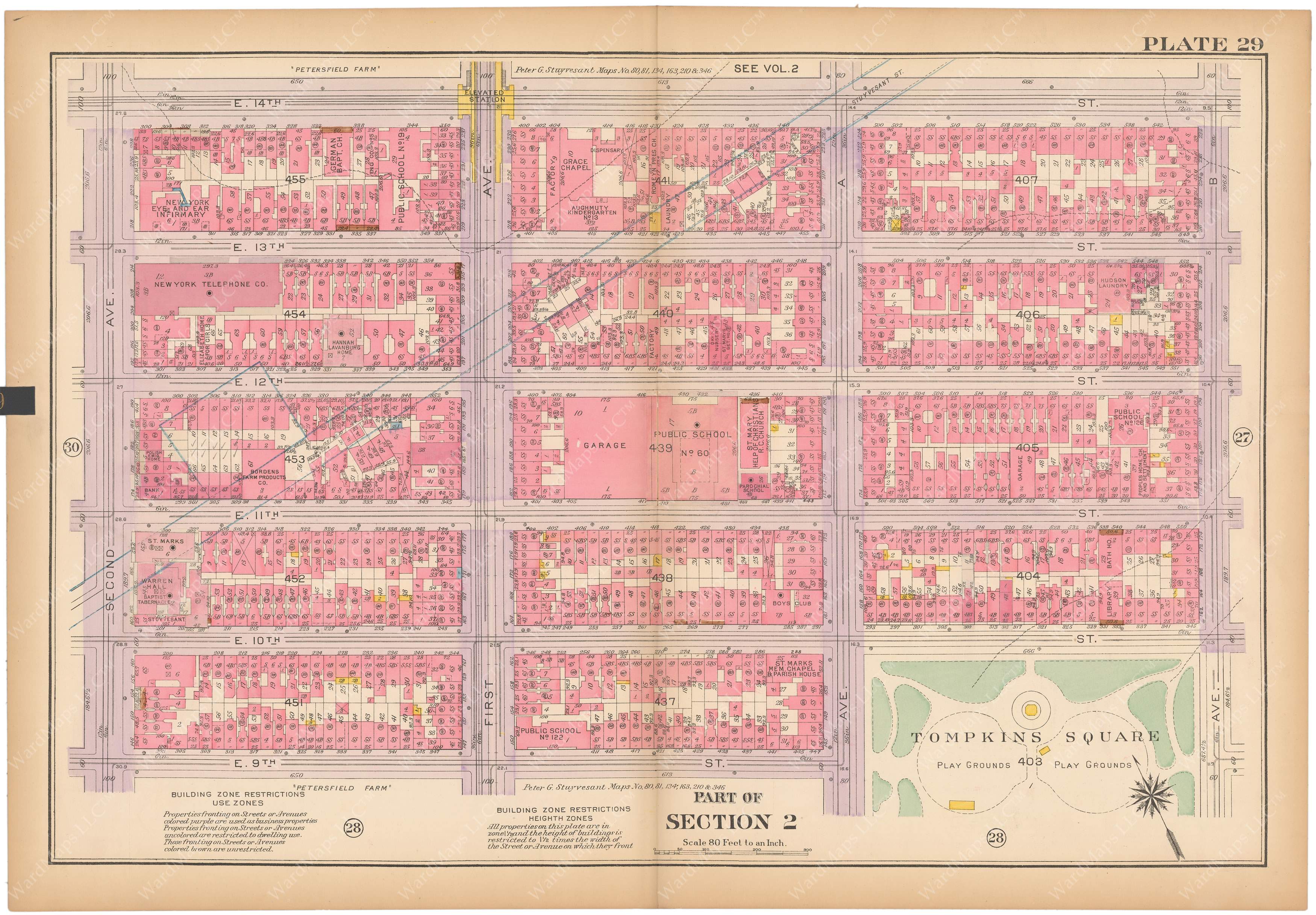 Manhattan, New York 1922 Vol. 1: Plate 029 – WardMaps LLC