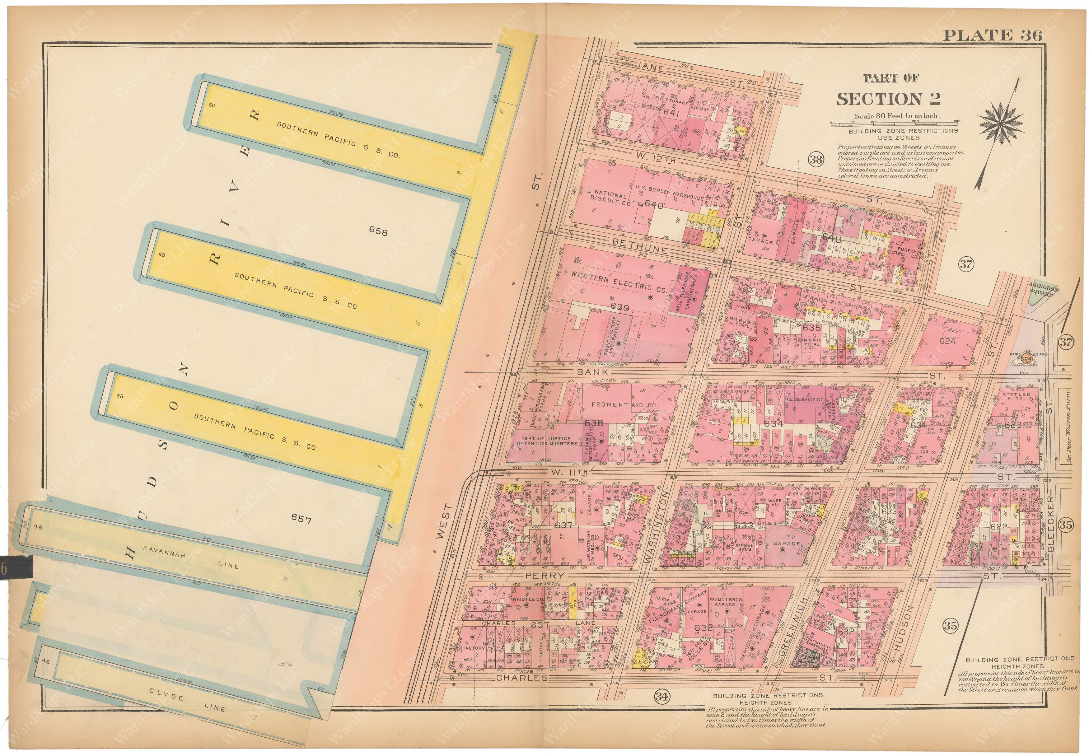 Manhattan, New York 1922 Vol. 1: Plate 036 – WardMaps LLC