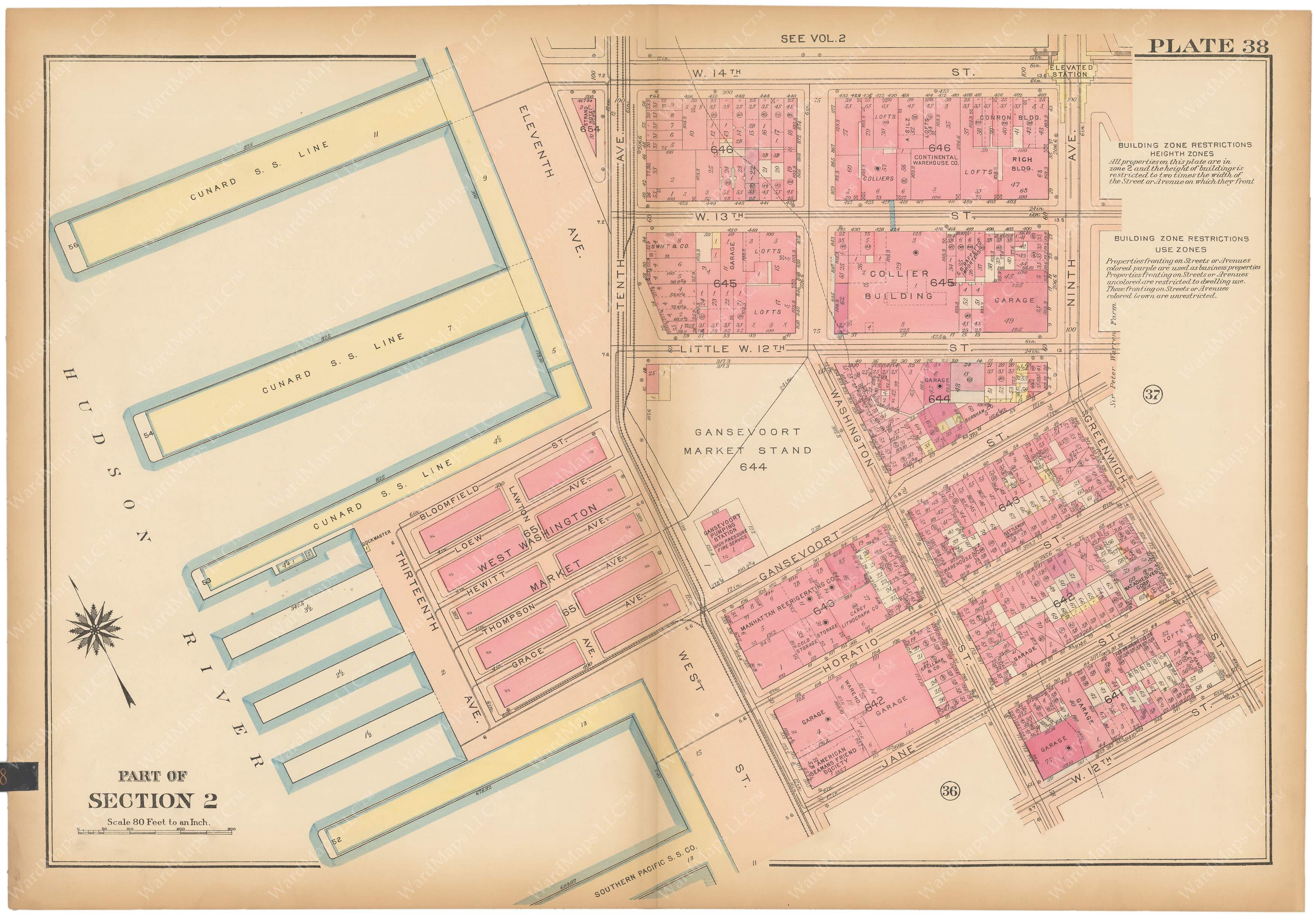 Manhattan, New York 1922 Vol. 1: Plate 038 – WardMaps LLC