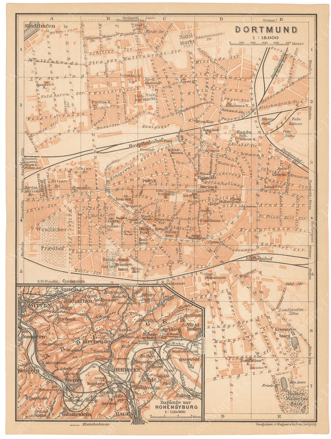 Dortmund, Germany 1913 – WardMaps LLC