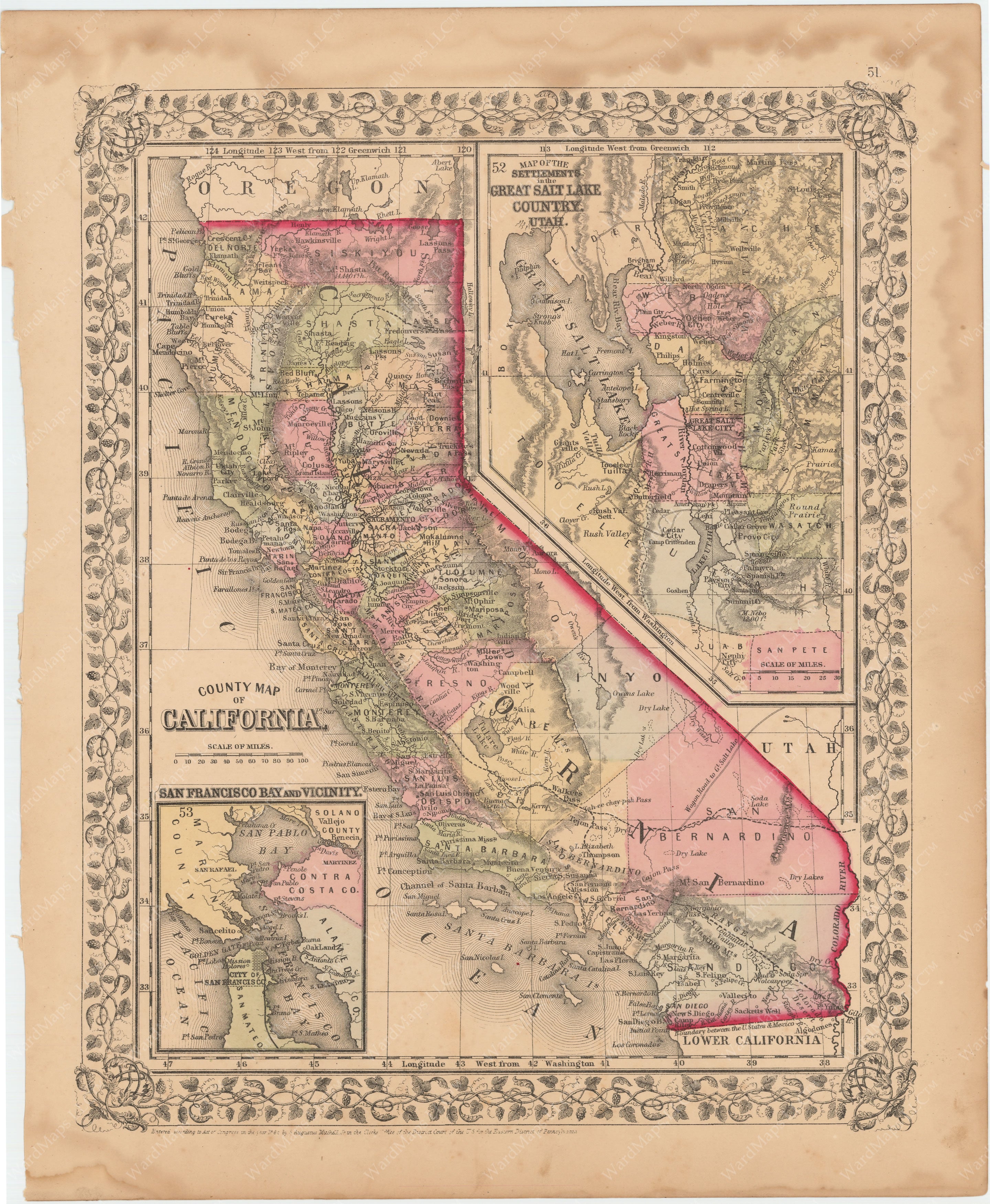 California 1867 – WardMaps LLC