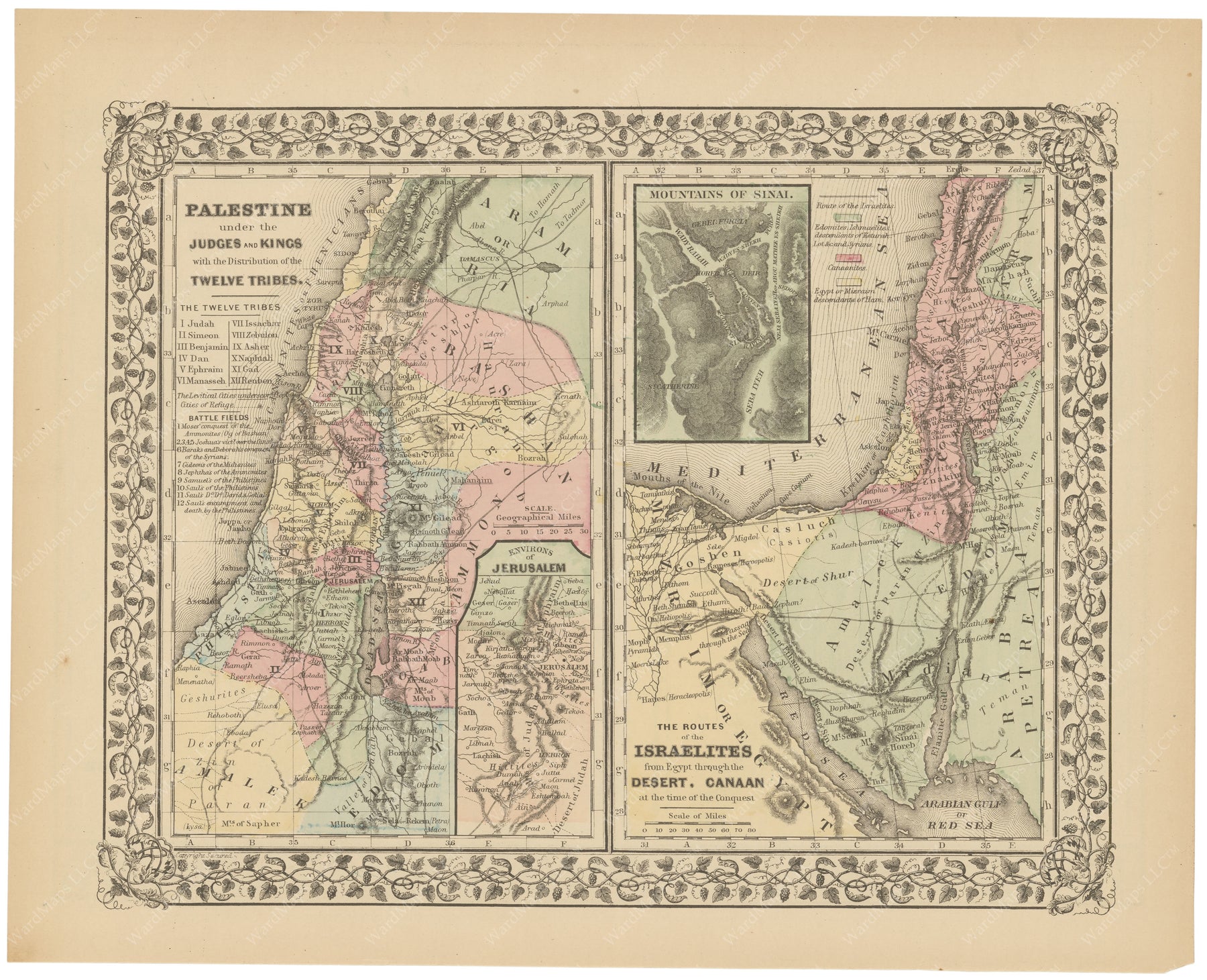 Palestine 1882 – WardMaps LLC