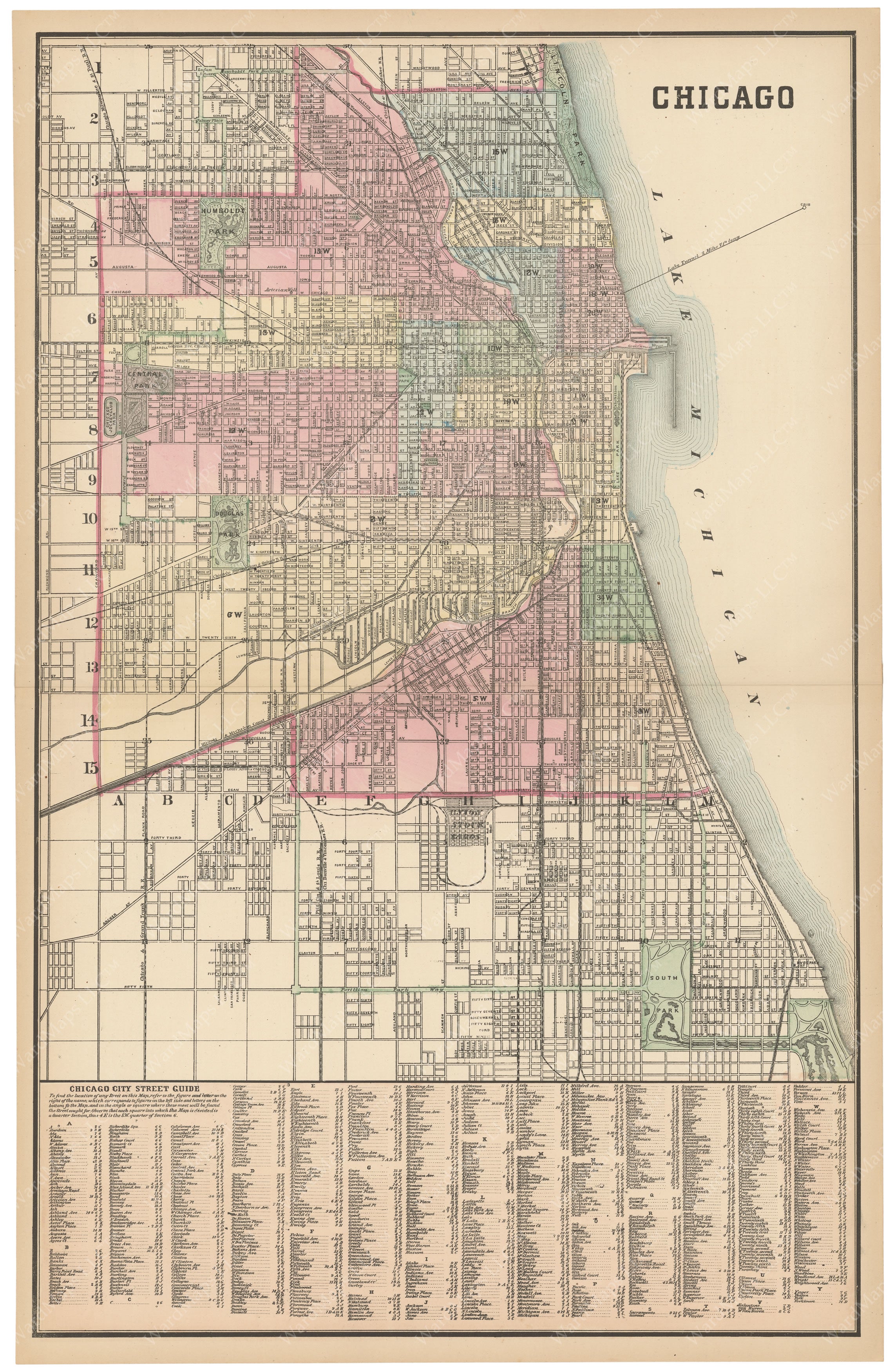 Chicago 1882 – WardMaps LLC