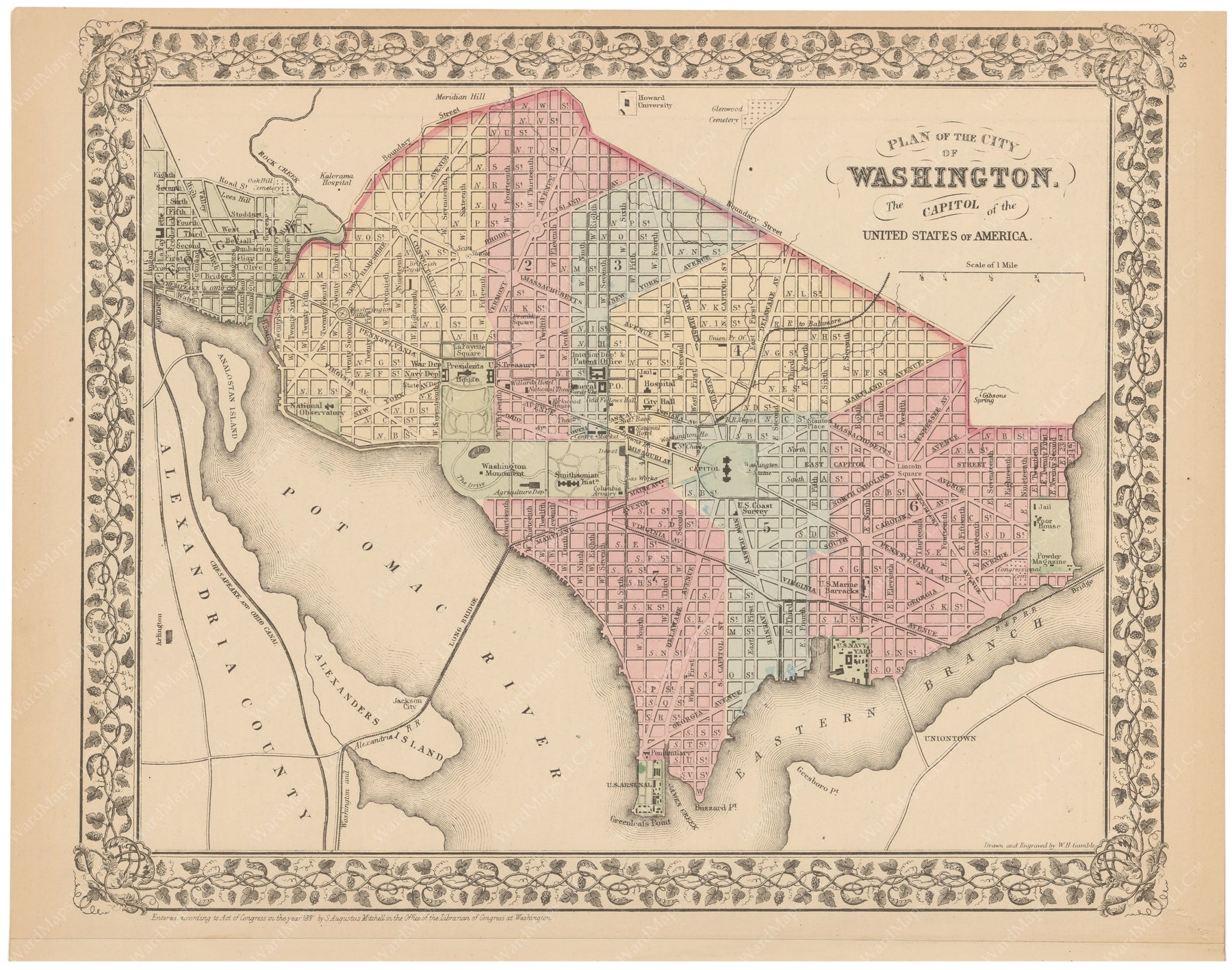 Washington, D.C.1882 – WardMaps LLC