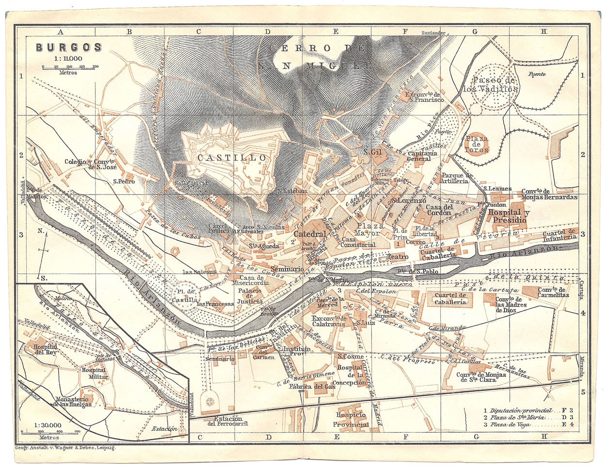 Burgos, Spain 1908 – WardMaps LLC