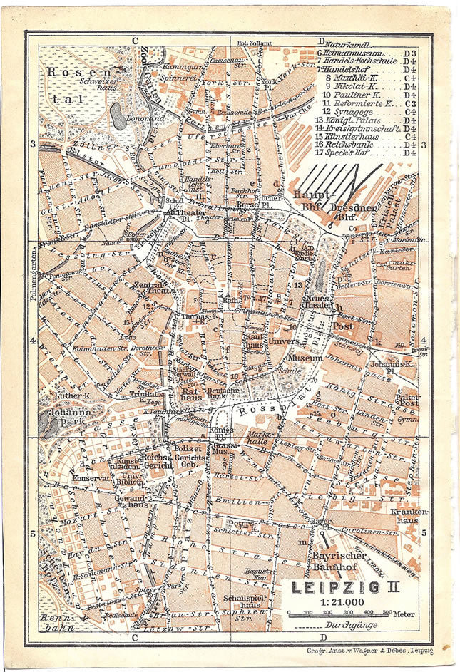 Leipzig, Germany 1913 – WardMaps LLC