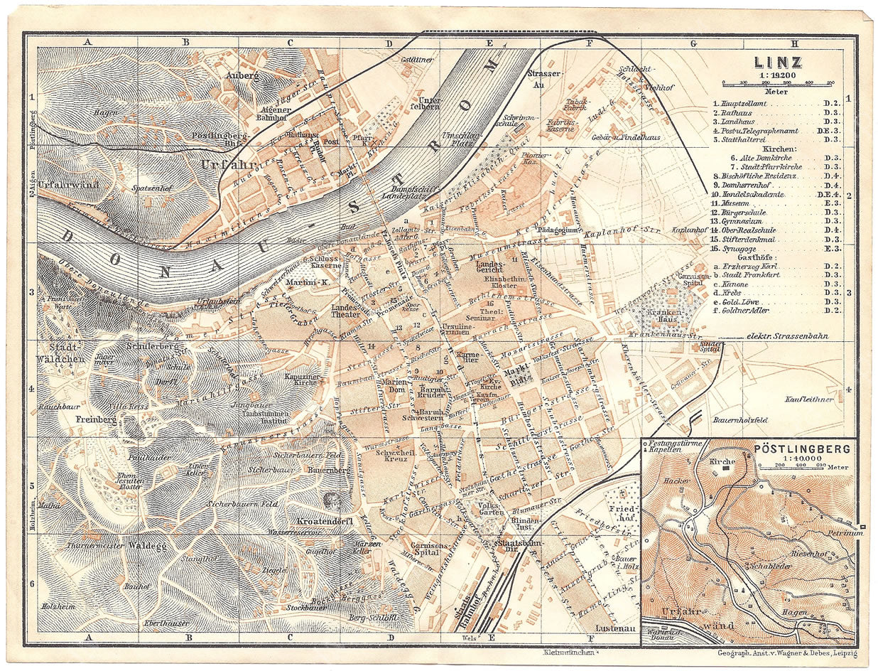 Linz, Austria 1905 – WardMaps LLC