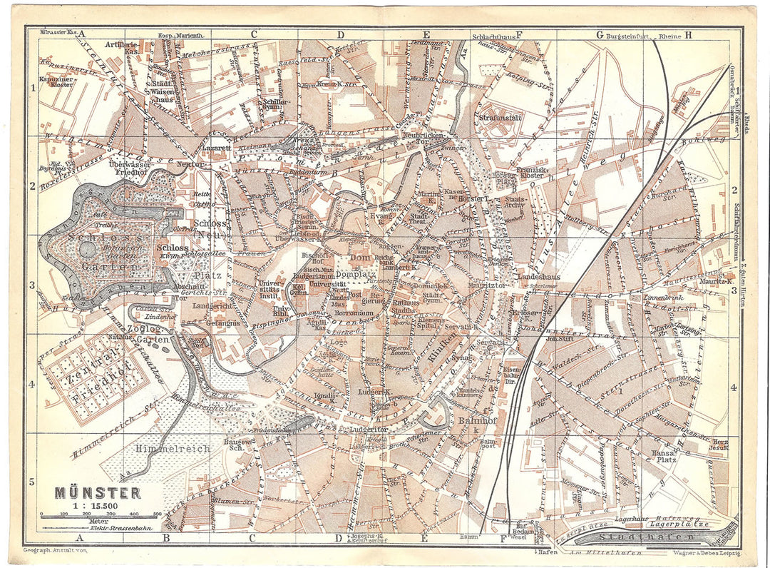 Munster, Germany 1913 – WardMaps LLC