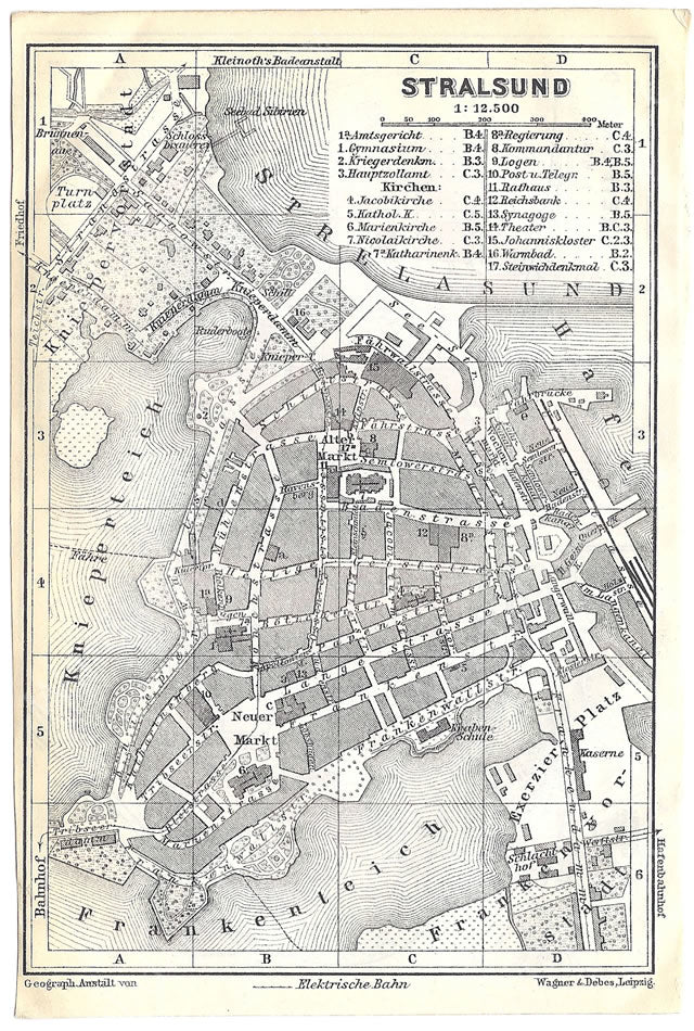 Stralsund, Germany 1913 – WardMaps LLC