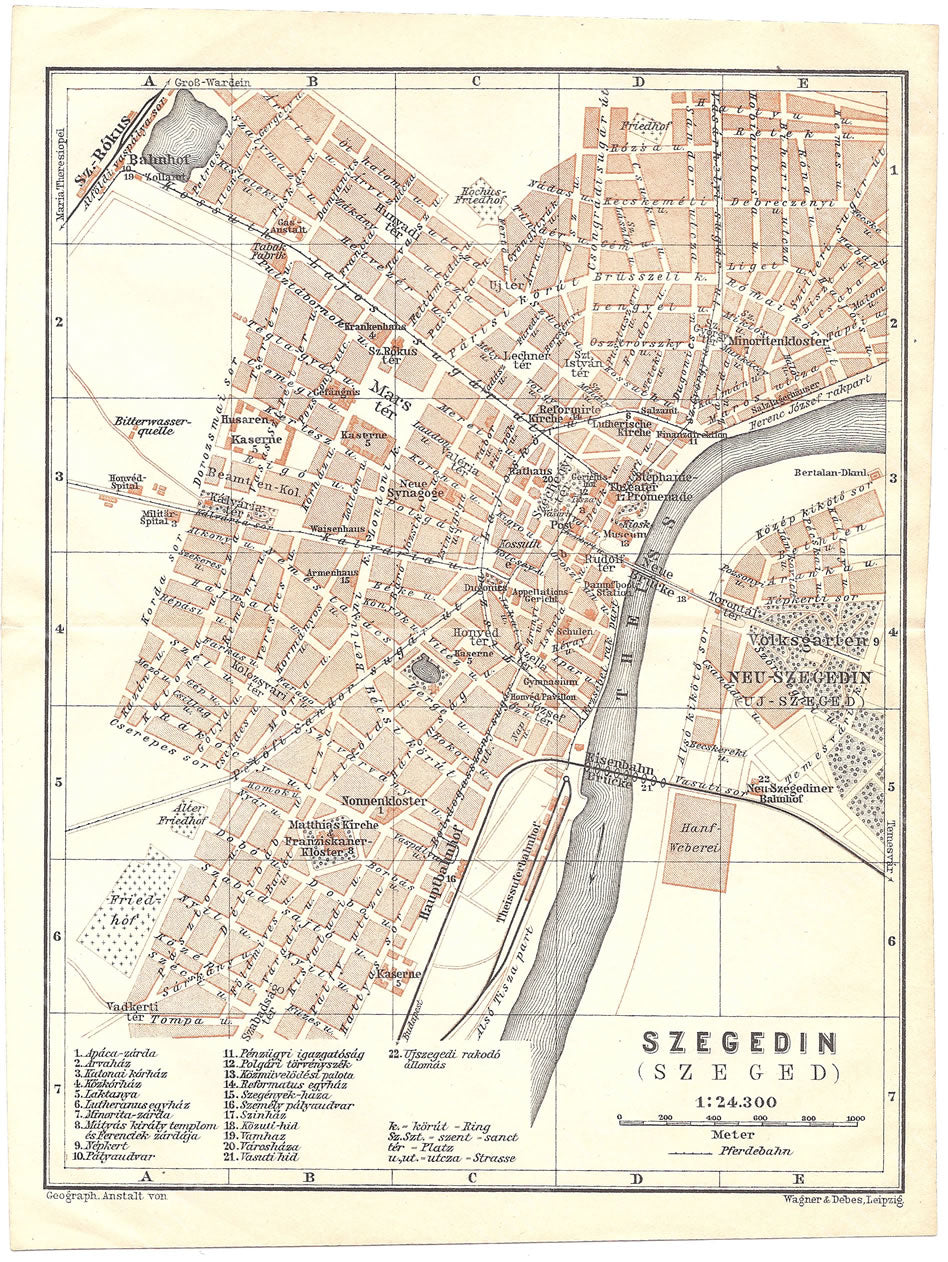 Szeged, Hungary 1905 – WardMaps LLC