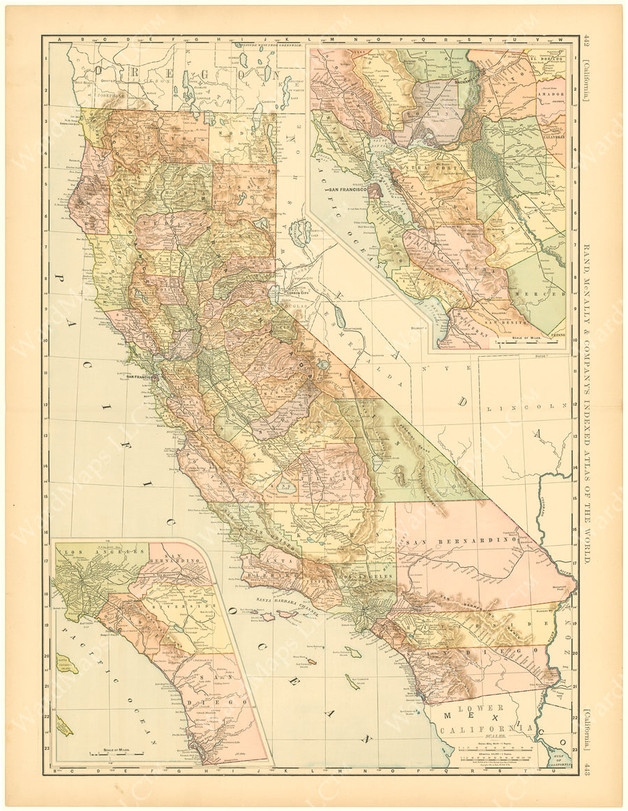 California 1894 – WardMaps LLC