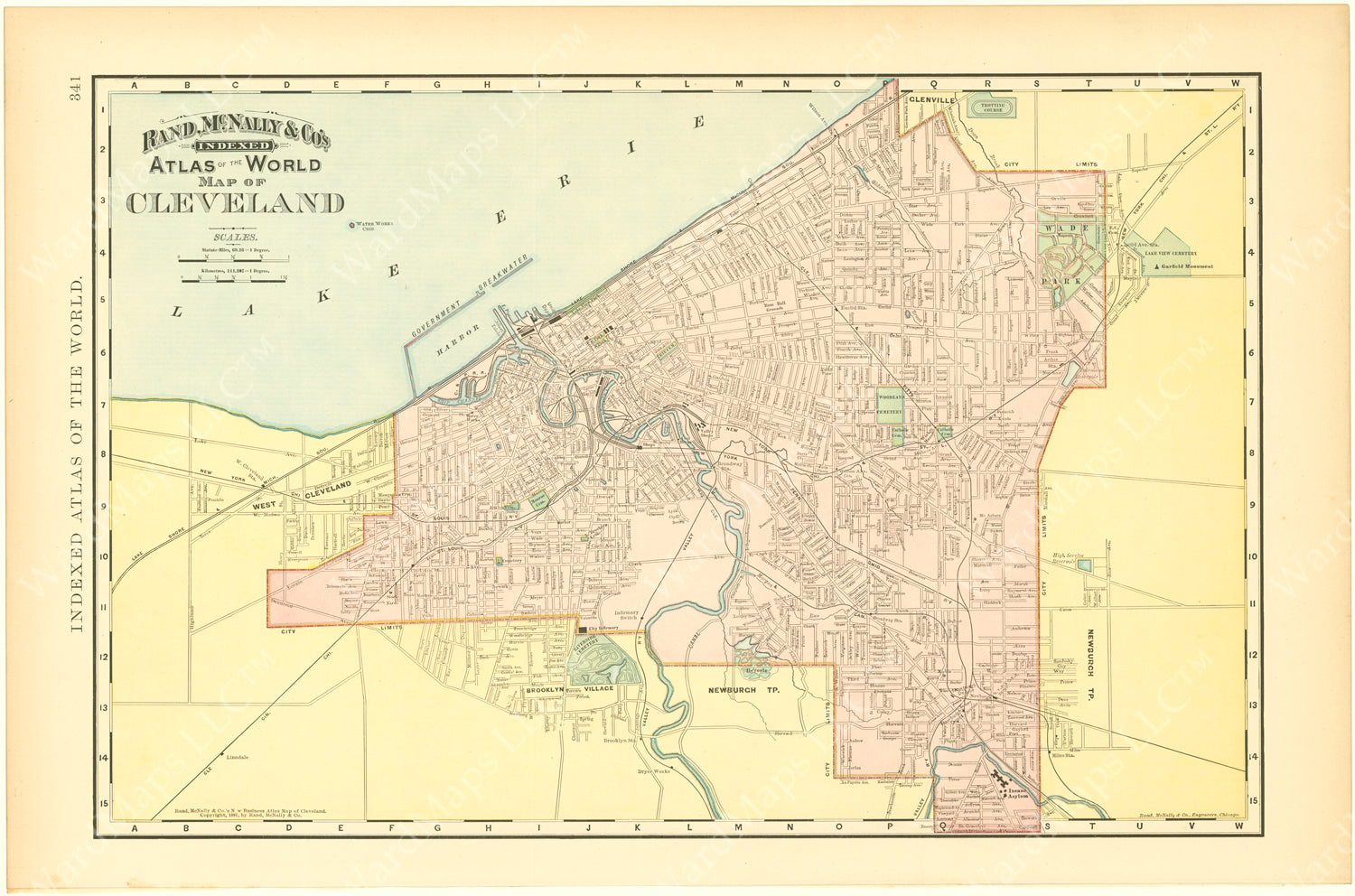 Cleveland, Ohio 1894 – WardMaps LLC