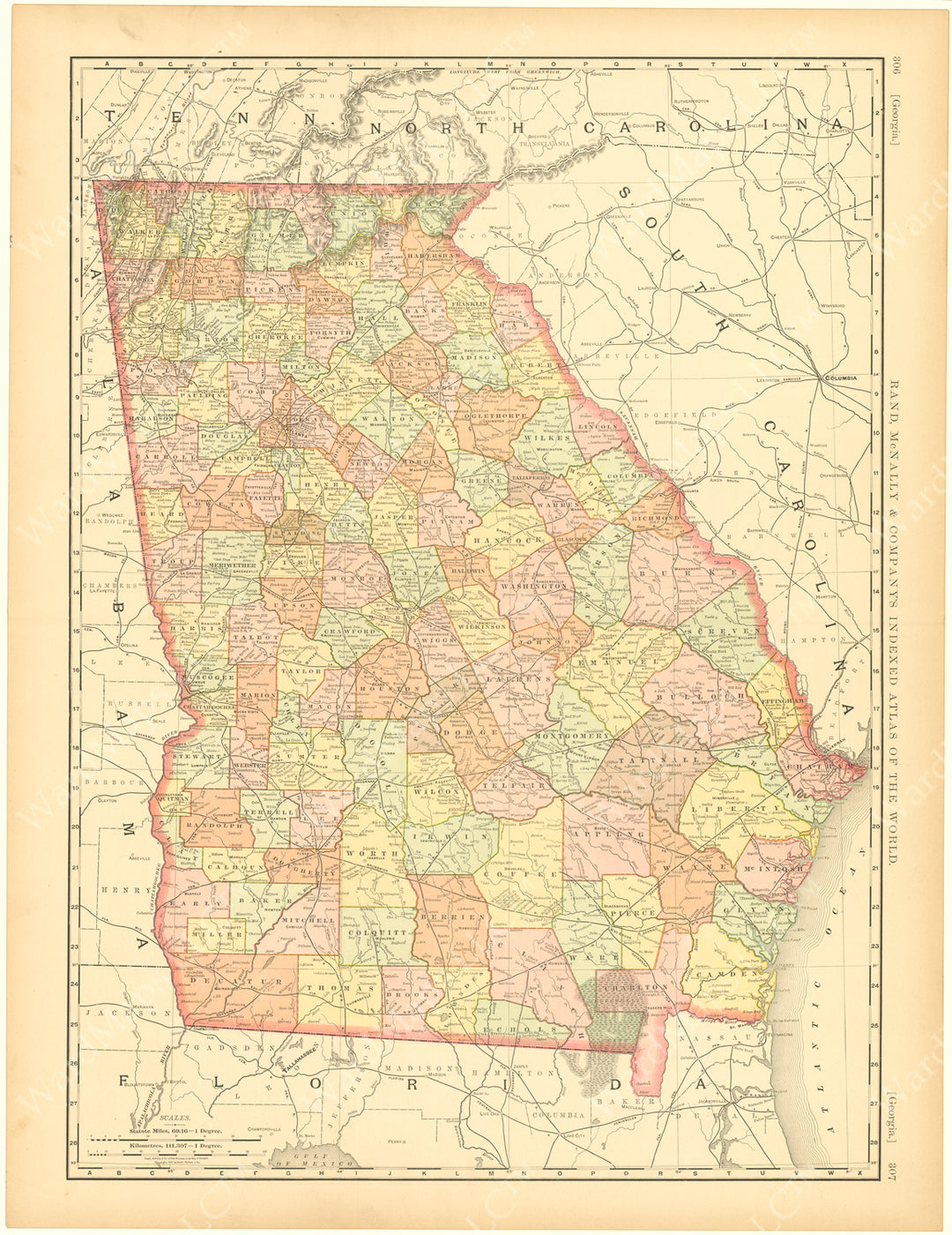 Georgia 1894 – WardMaps LLC