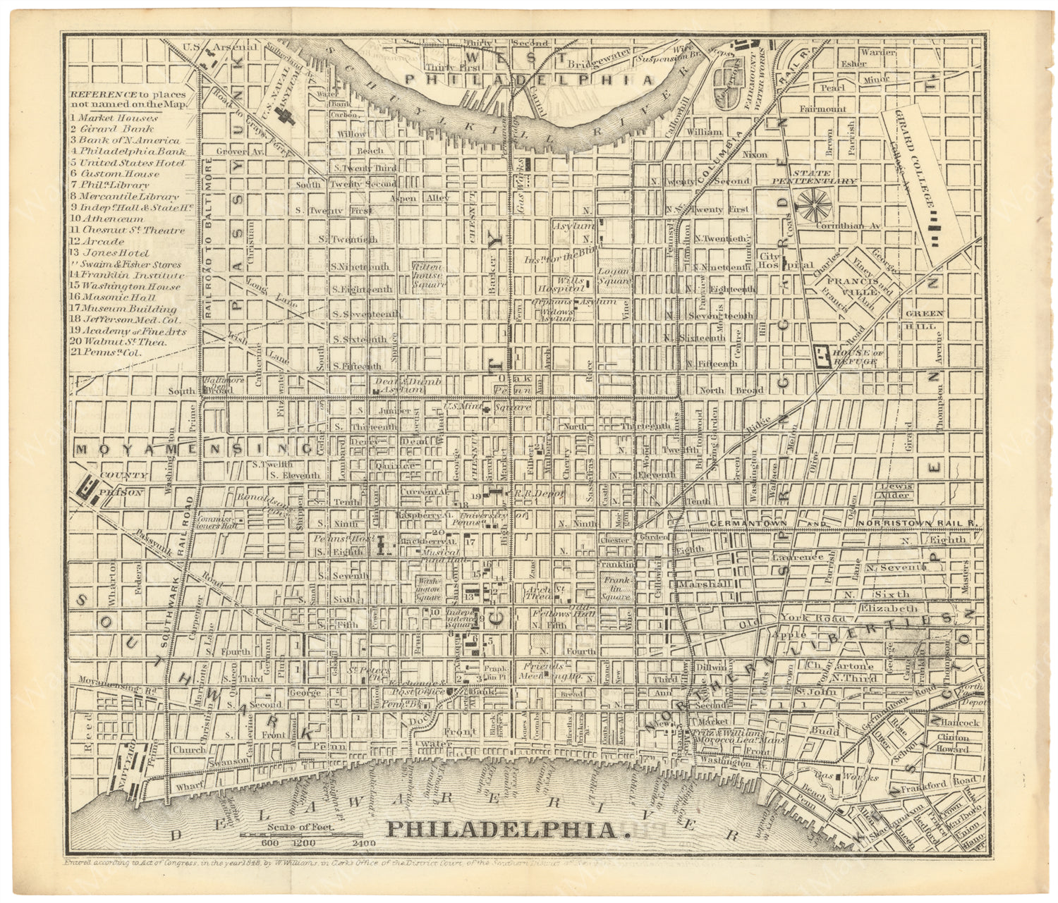 Philadelphia, Pennsylvania 1860 – WardMaps LLC