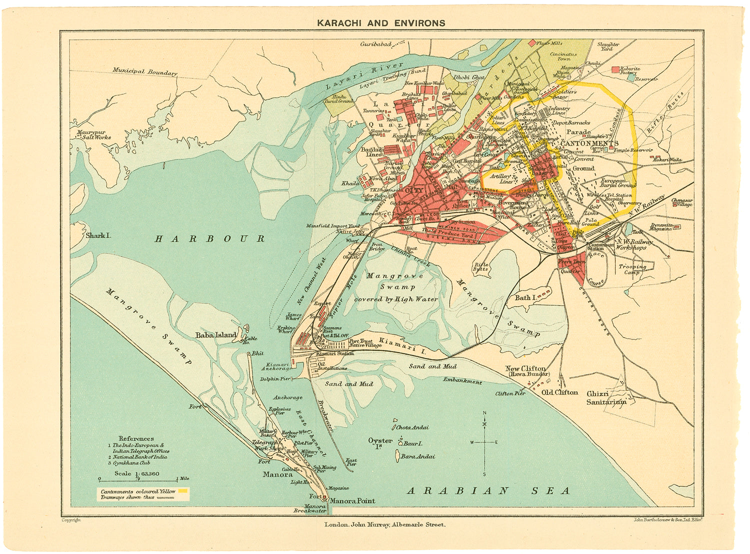 Karachi, Pakistan 1920 – WardMaps LLC