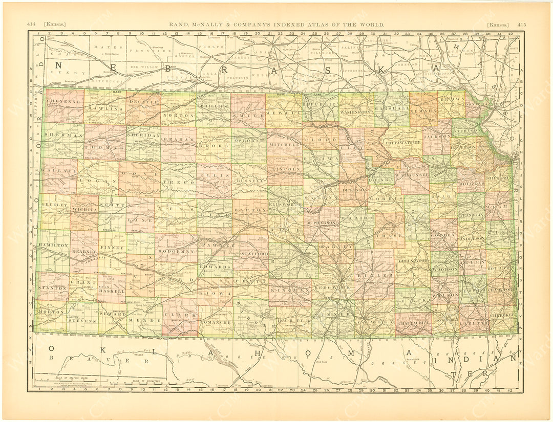 Kansas 1894 – WardMaps LLC