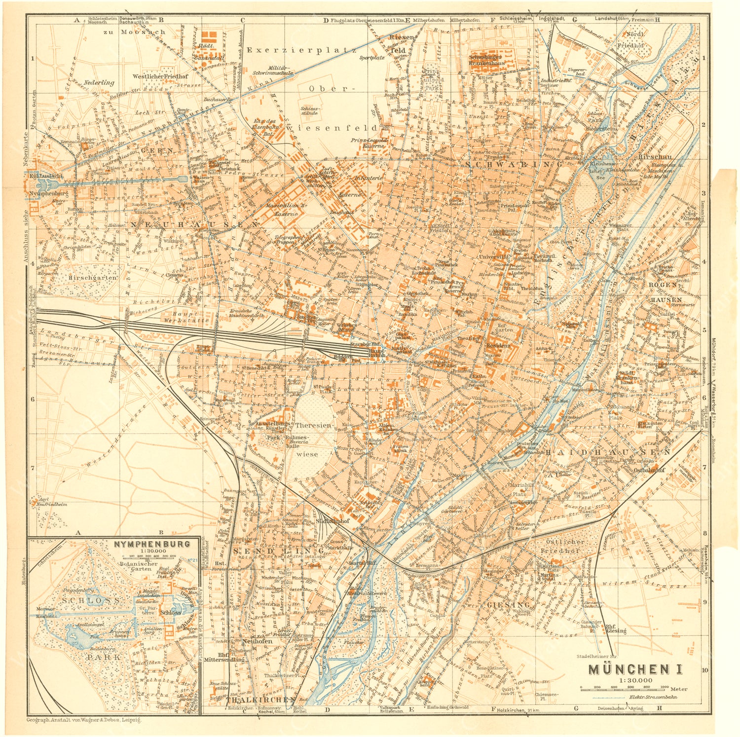 Munich, Germany 1929 – WardMaps LLC