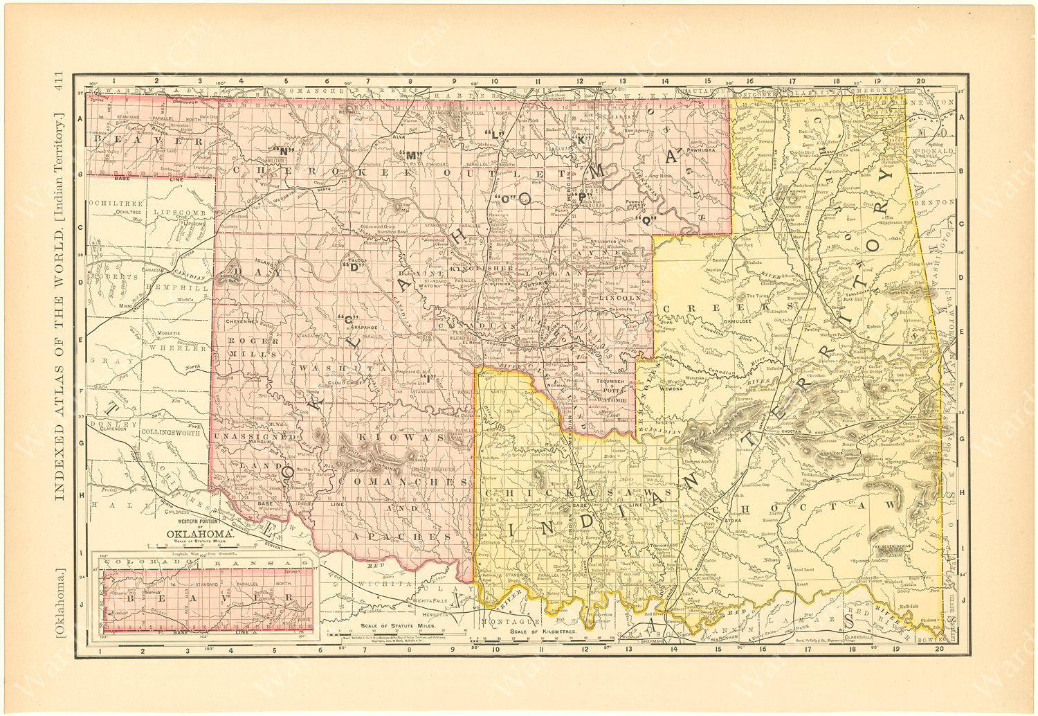 Oklahoma 1894 – WardMaps LLC
