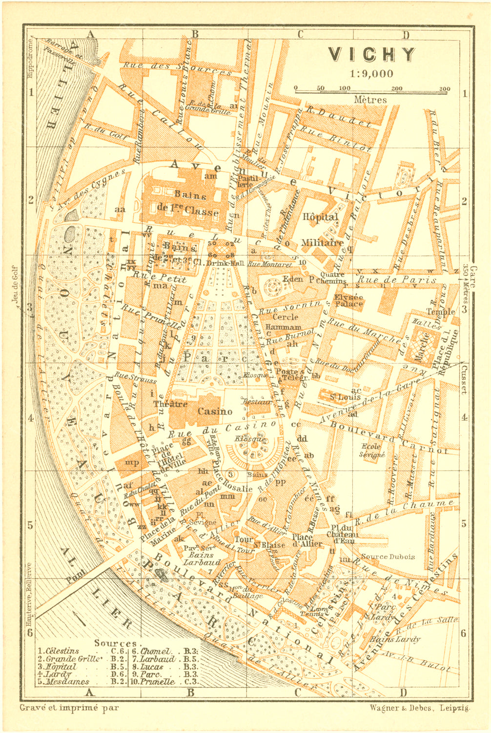 Vichy, France 1912 – WardMaps LLC