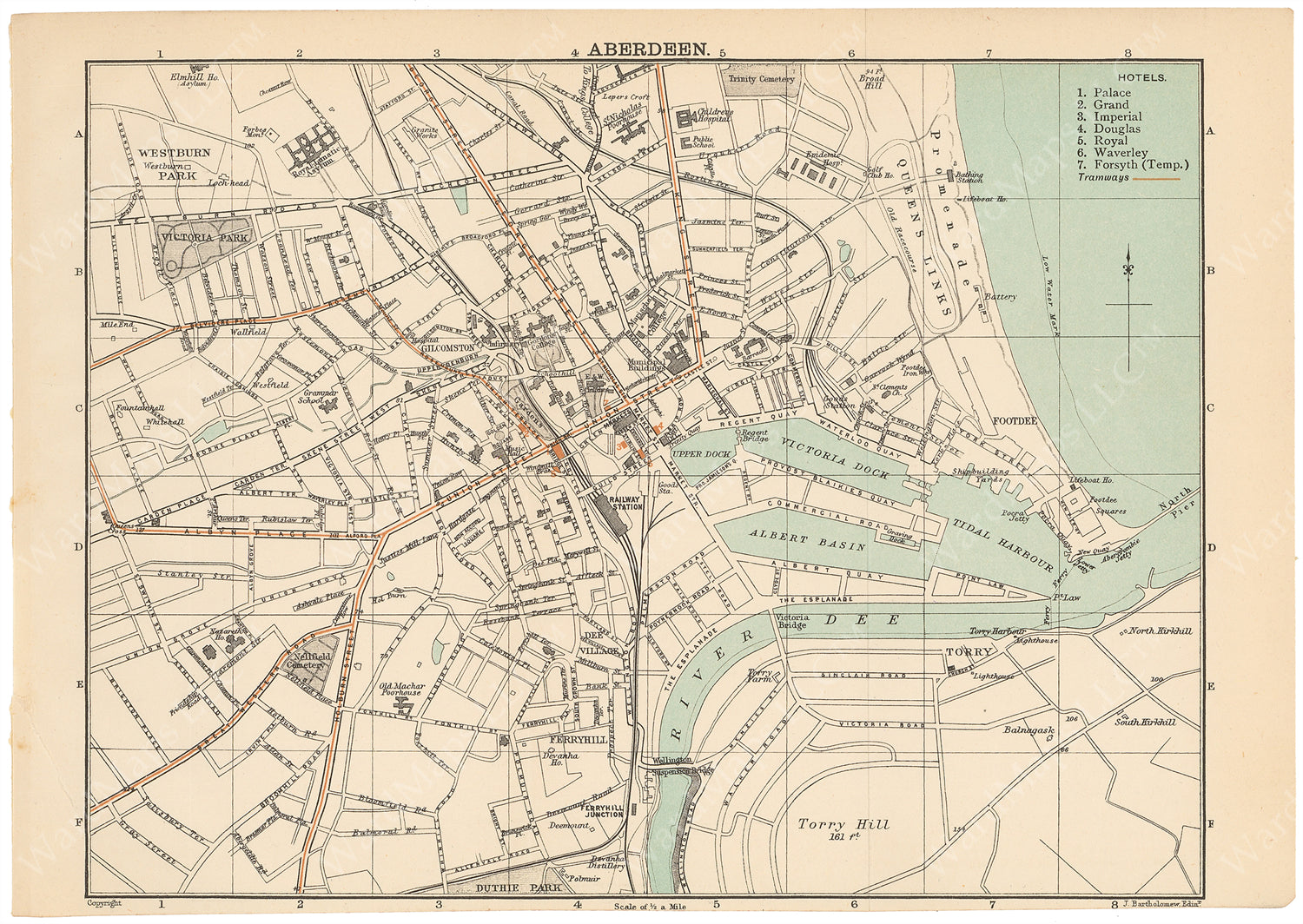Scotland 1908 Vol. 1: Aberdeen – WardMaps LLC