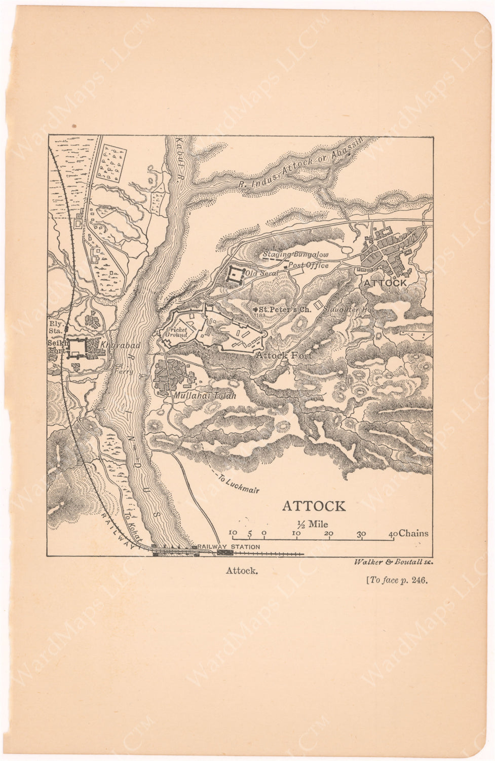 Attock, Pakistan 1905 – WardMaps LLC