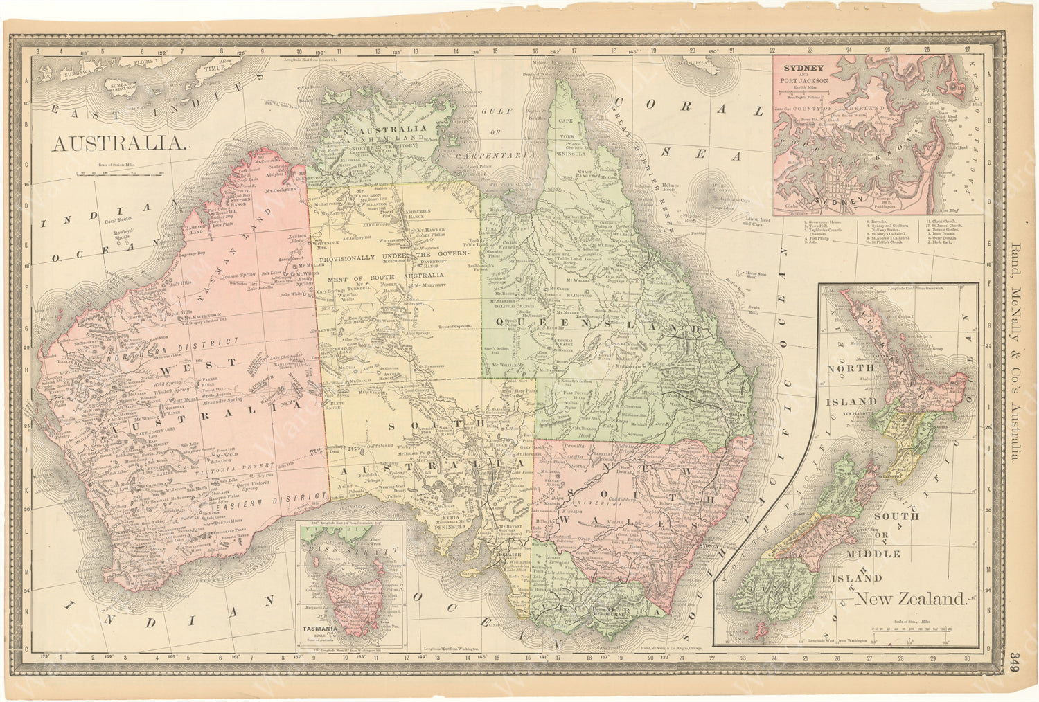 Australia 1892 – WardMaps LLC