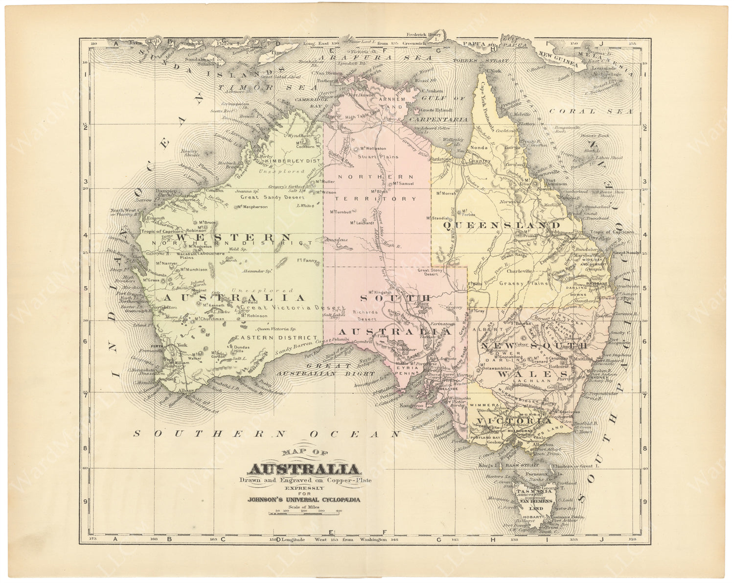 Australia 1899 – WardMaps LLC