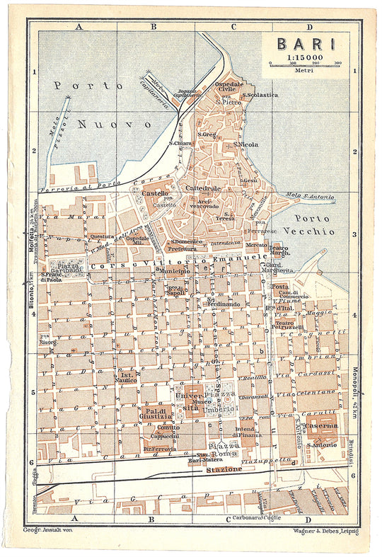 Bari, Italy 1930 – WardMaps LLC