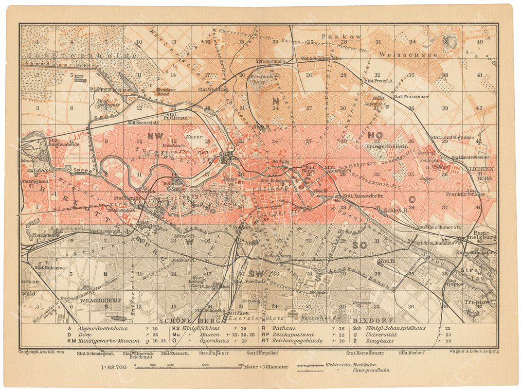 Berlin, Germany 1908 – WardMaps LLC