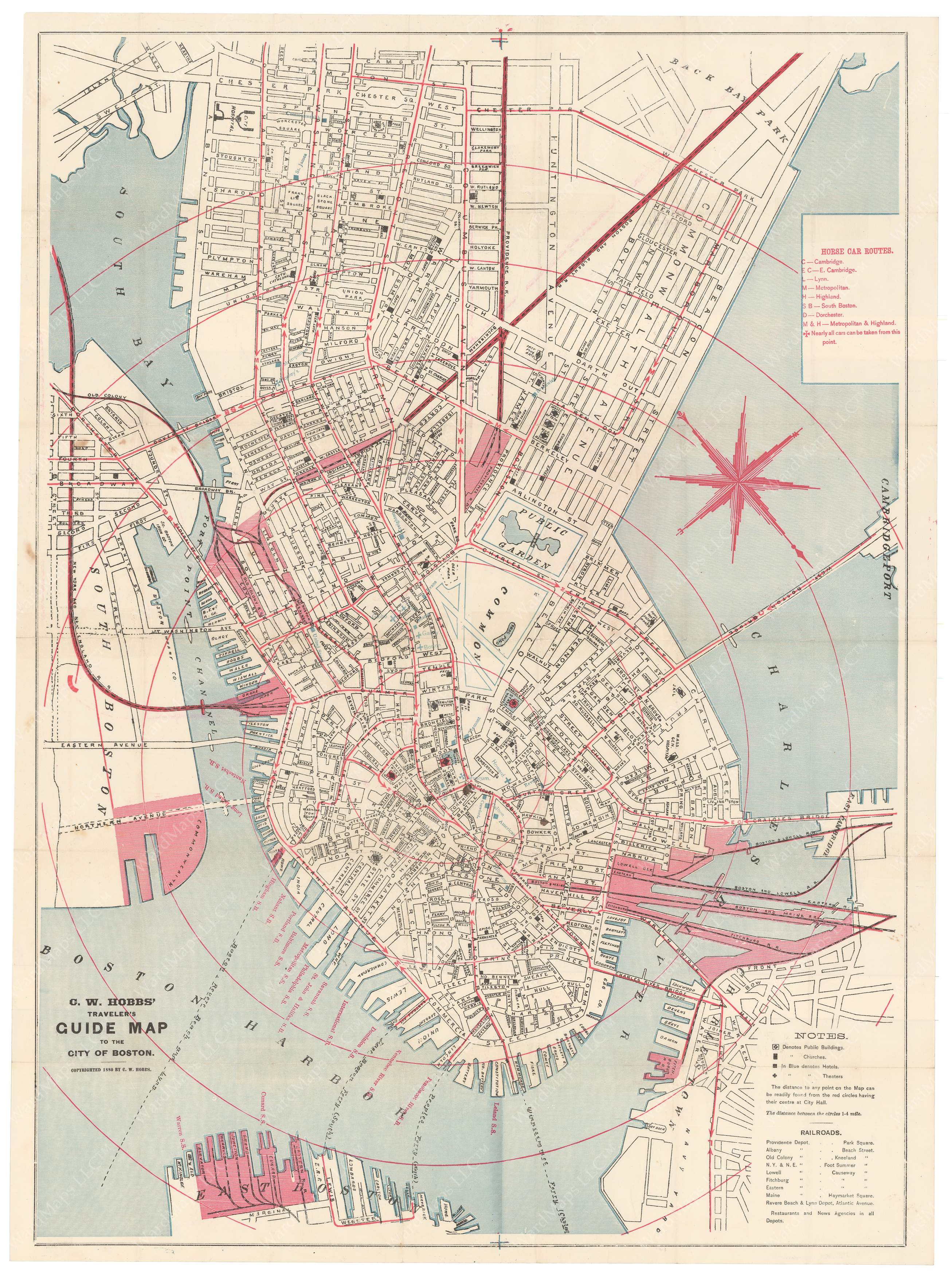 Boston, Massachusetts 1880 – WardMaps LLC