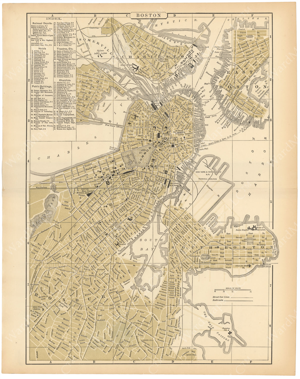 Boston, Massachusetts 1899 – WardMaps LLC