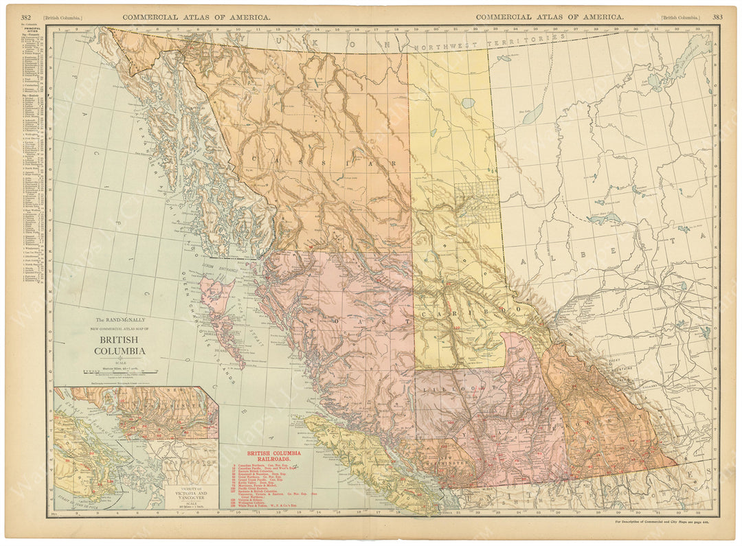 British Columbia 1916 – WardMaps LLC