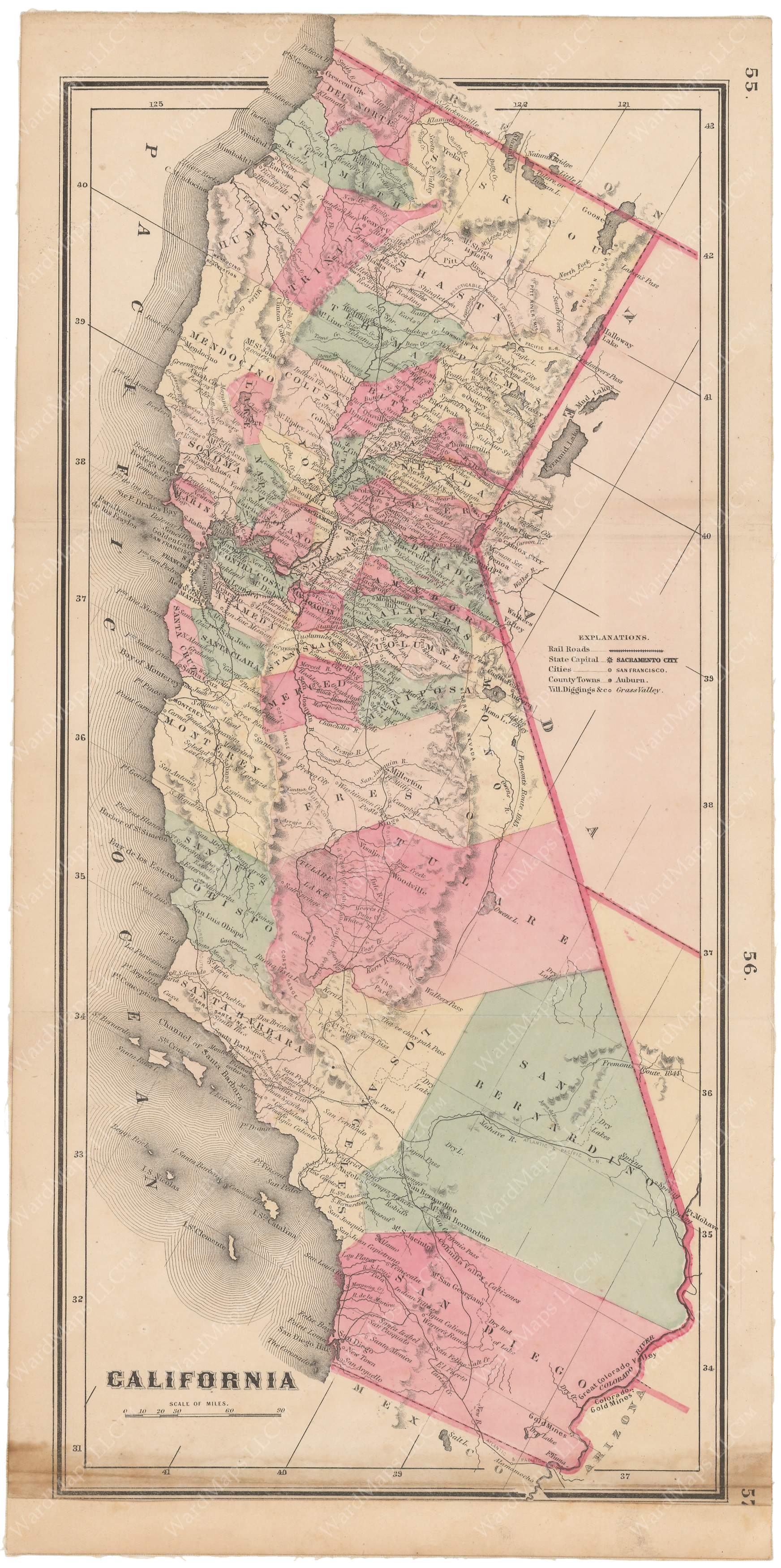 California 1865 – WardMaps LLC
