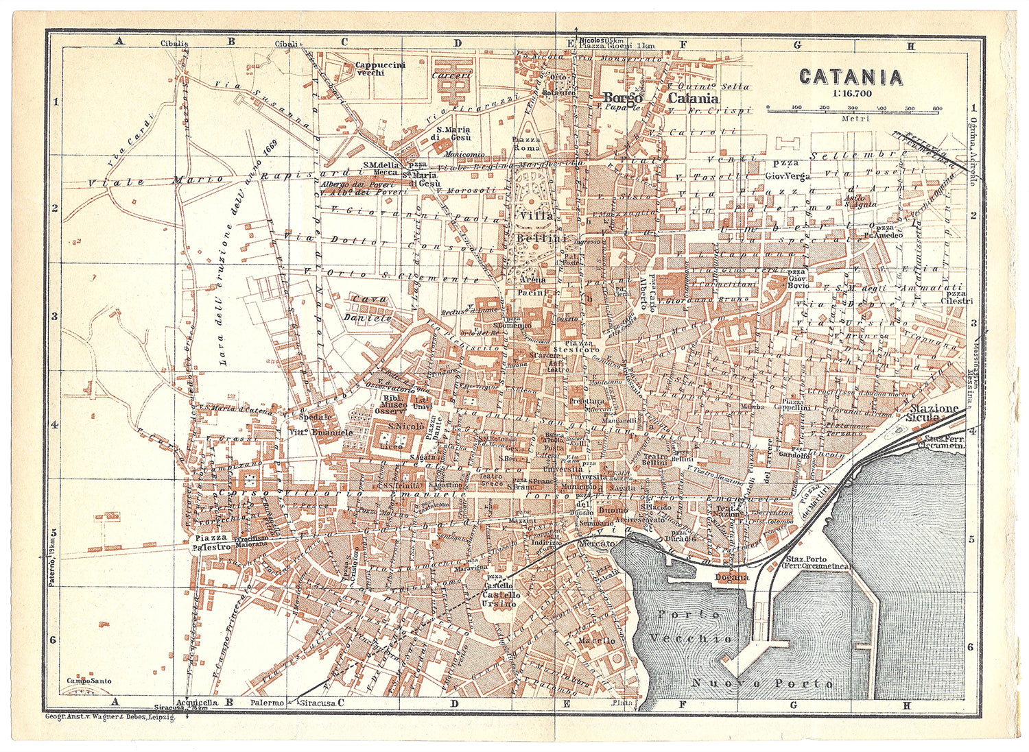 Catania, Italy 1930 – WardMaps LLC