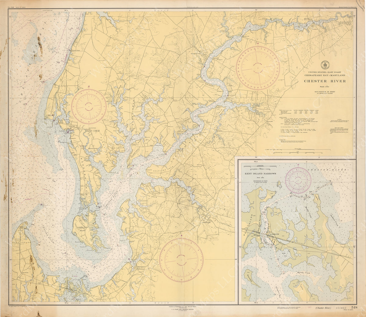 Maryland Nautical Charts – WardMaps LLC