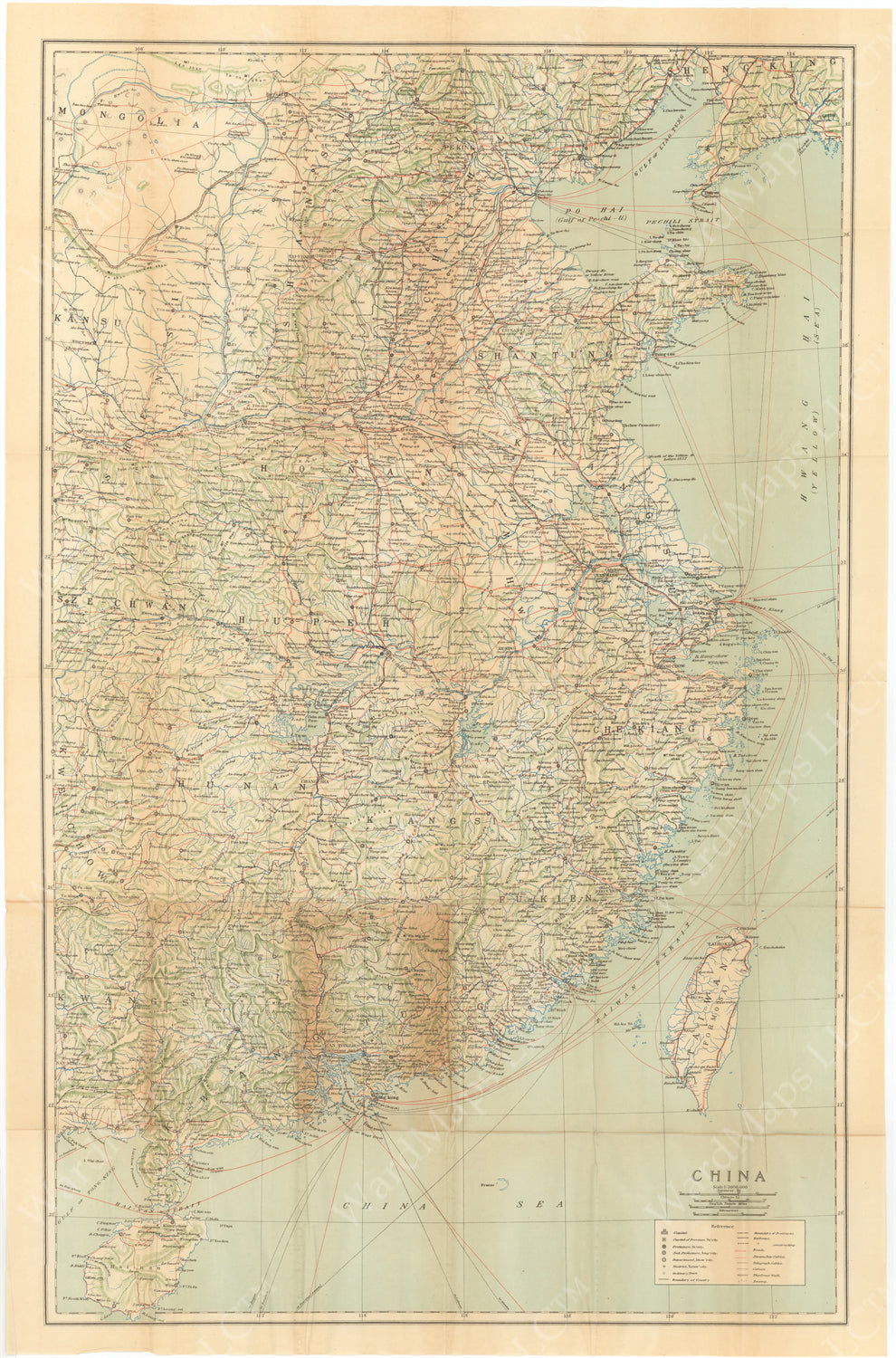 China 1924 – WardMaps LLC