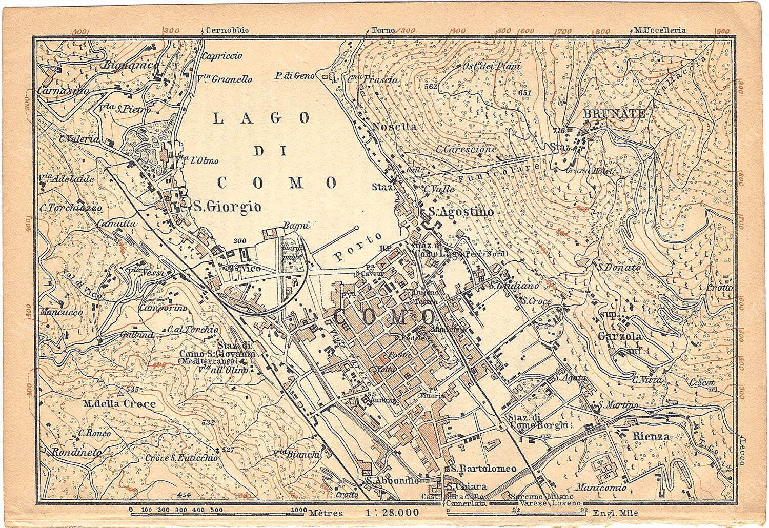 Como, Italy 1899 – WardMaps LLC